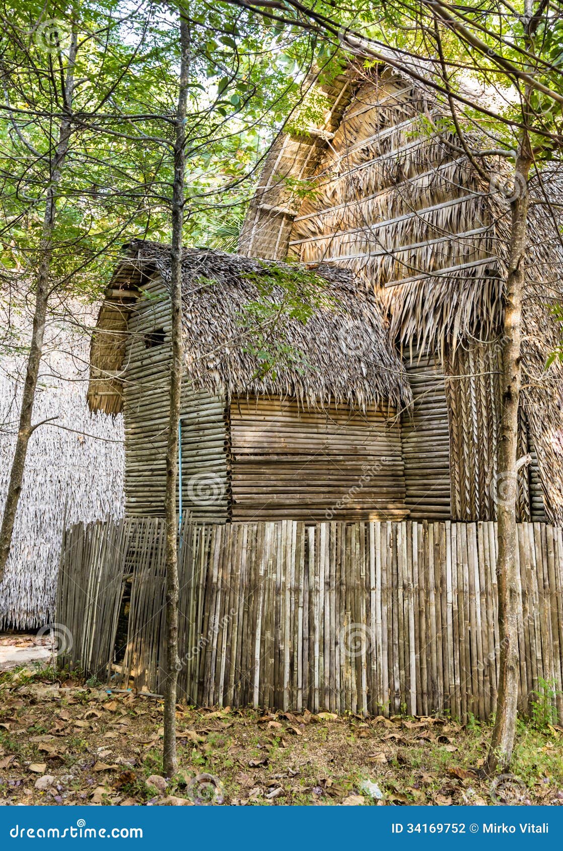 Straw Hut for Vacations stock photo. Image of resort - 34169752