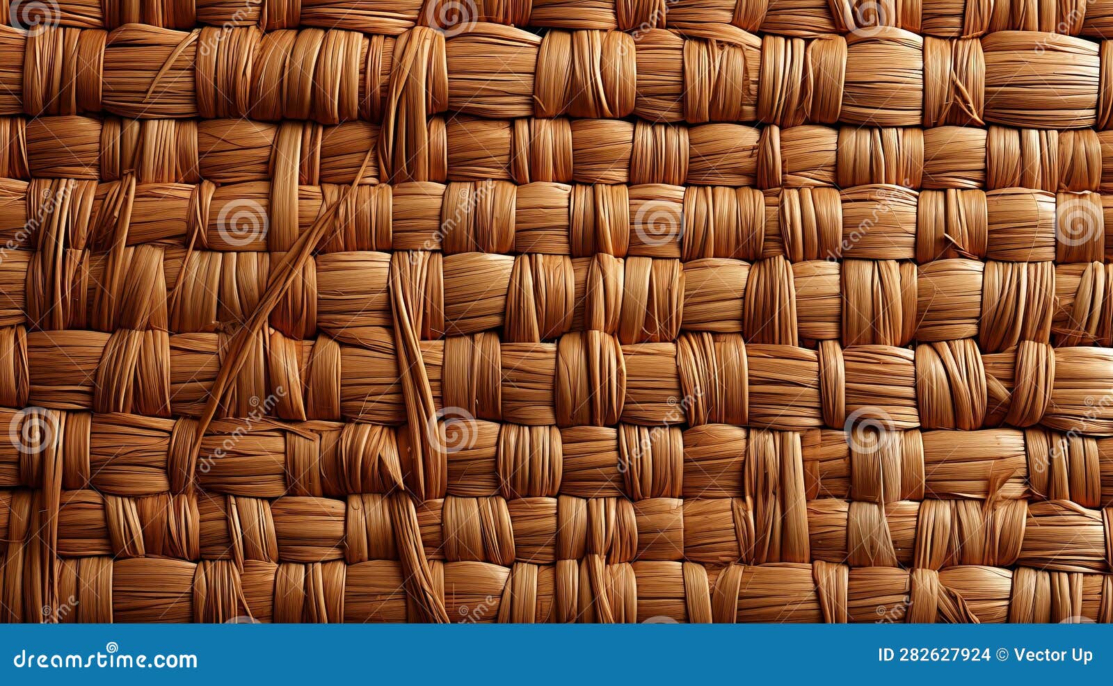 Straw Mat Texture. Generative AI. Stock Illustration - Illustration of ...
