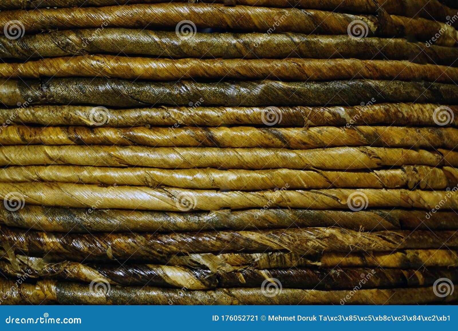 Straw Mat Texture Template Seamless Background Stock Image - Image of ...
