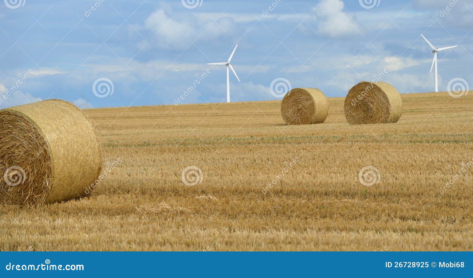 Straw roll stock image. Image of power, harvesting, income - 26728925