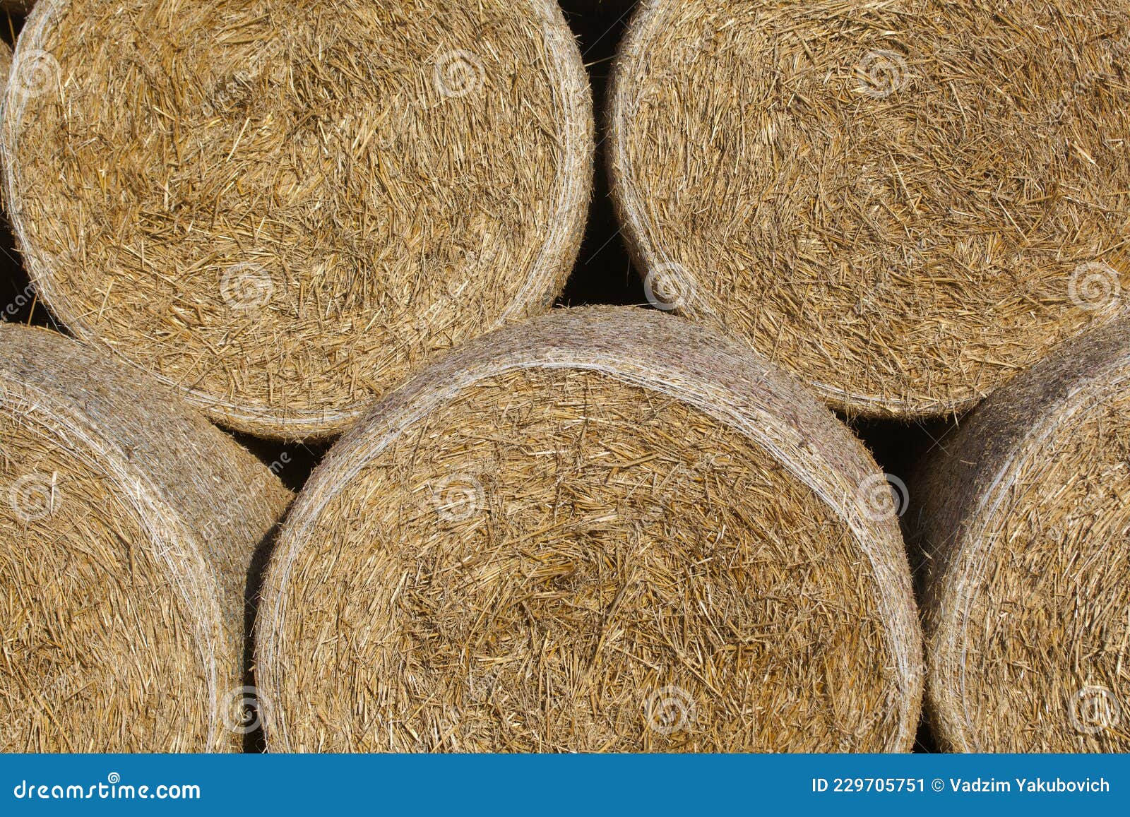 Straw Rolls, Stacked in a Pyramid. Close-up Shot Stock Image - Image of ...