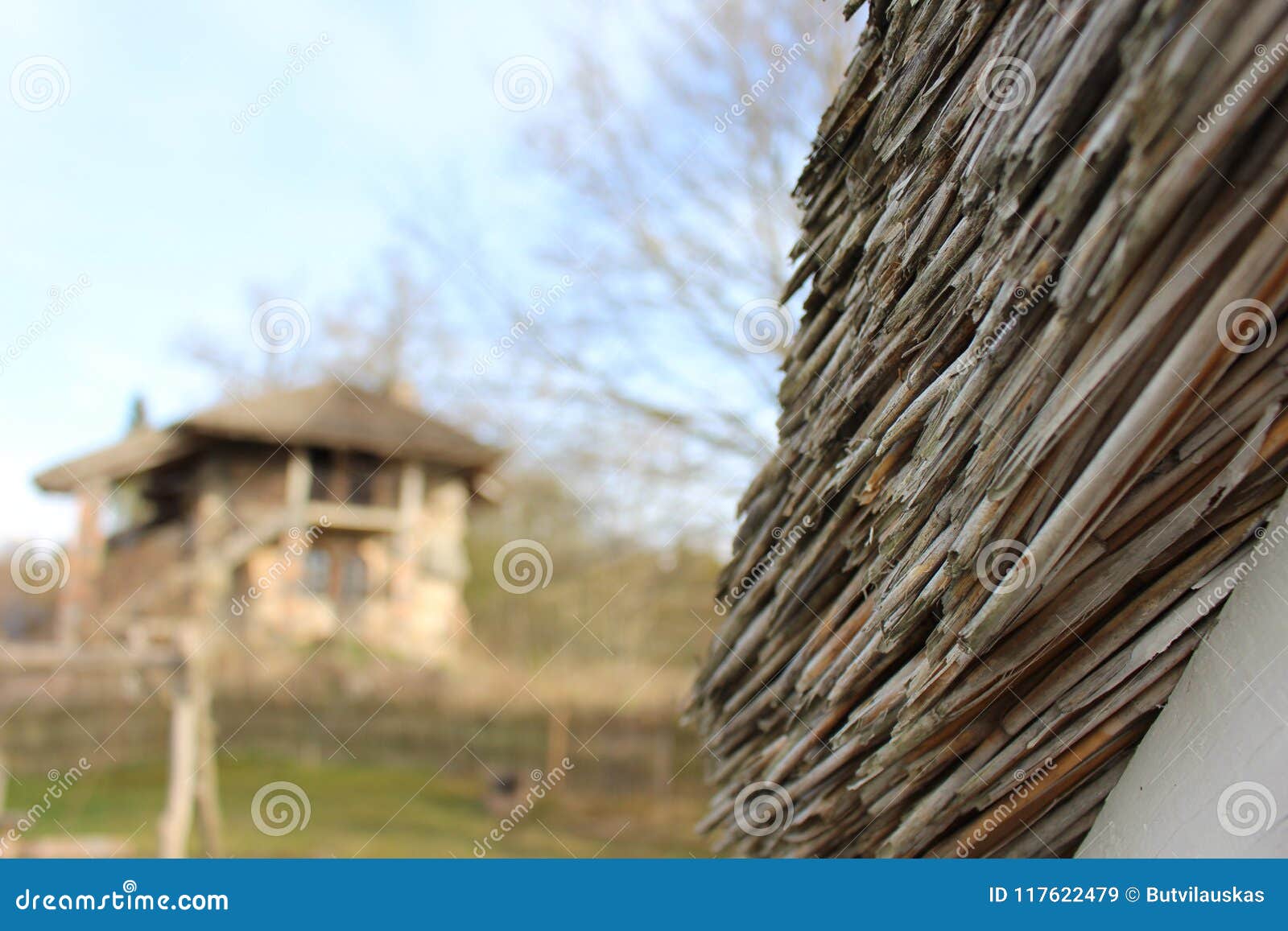 Straw Roof imagen de archivo. Imagen de paja, azotea - 117622479