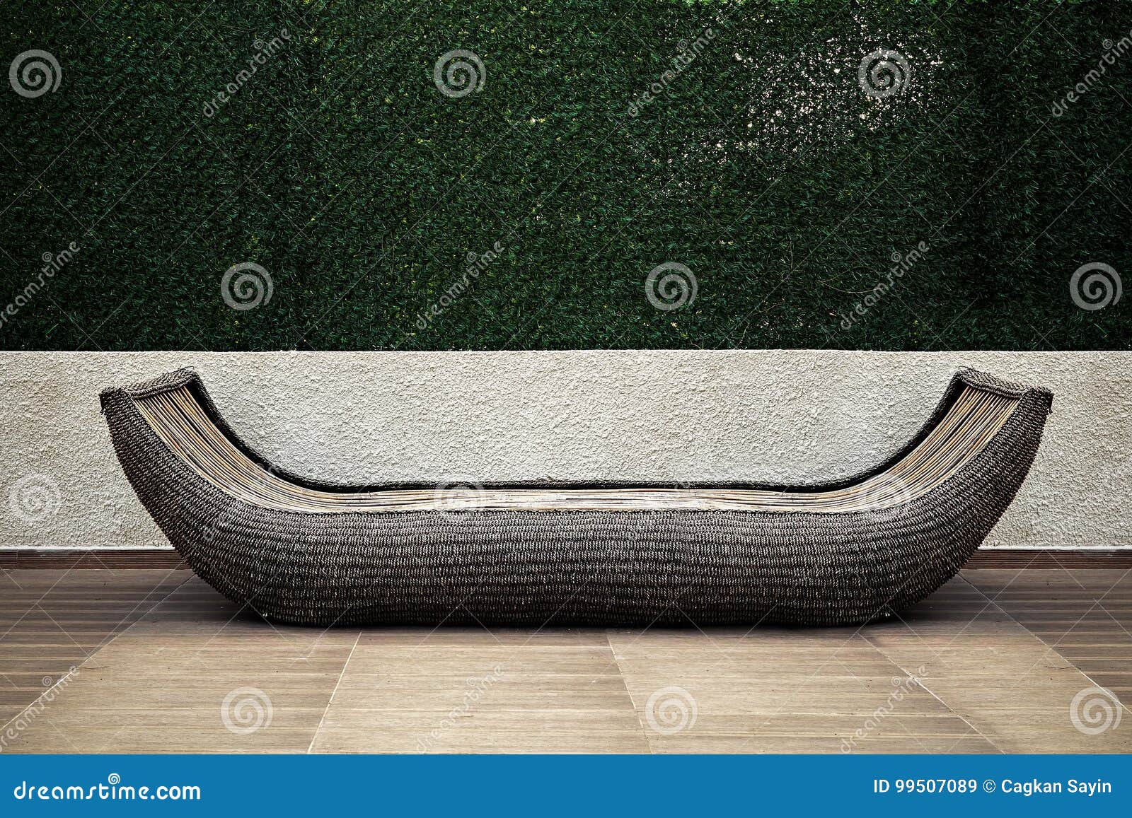 Straw couch stock image. Image of furniture, holiday - 99507089
