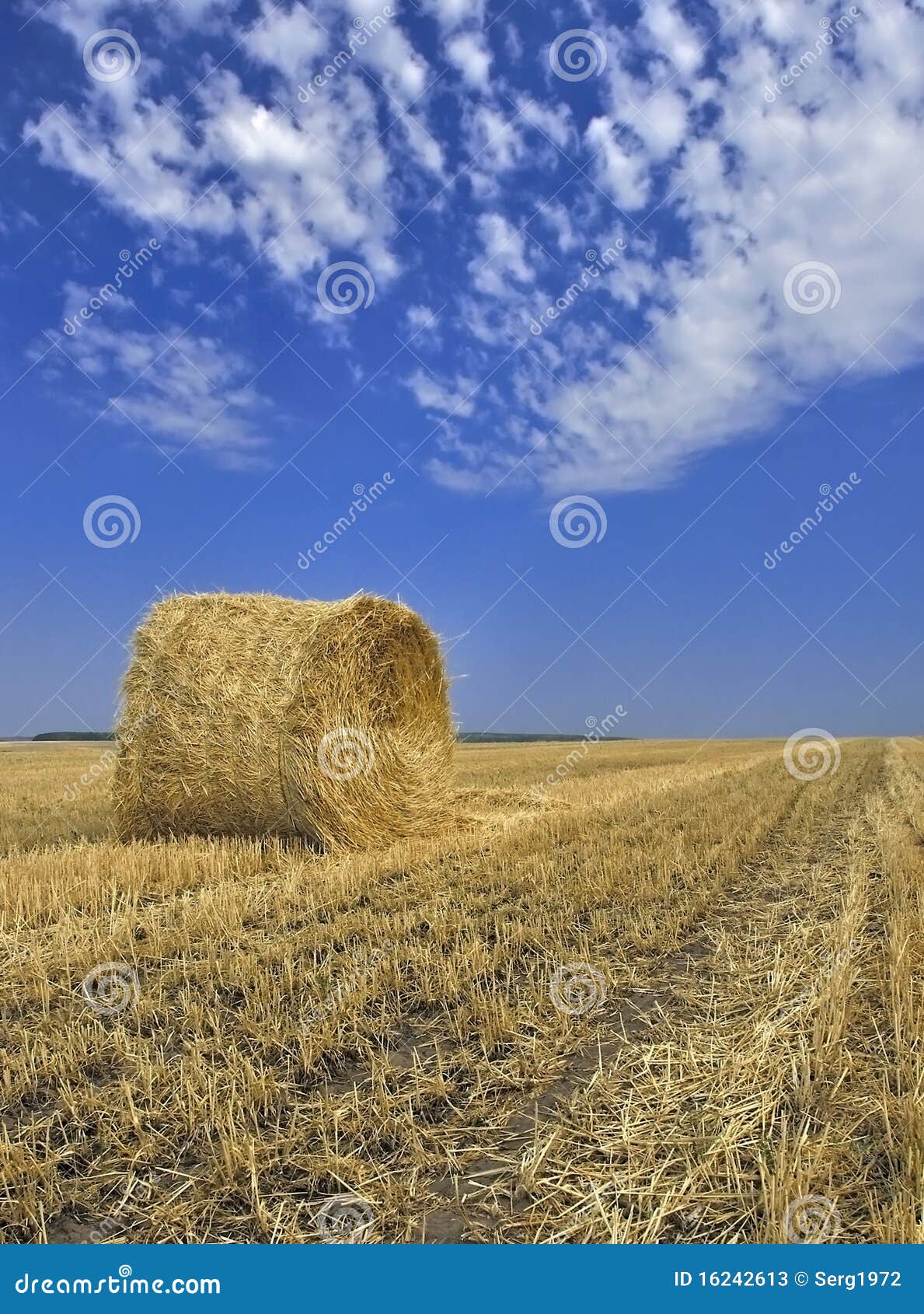 Straw stack stock image. Image of nature, landscape, field - 16242613
