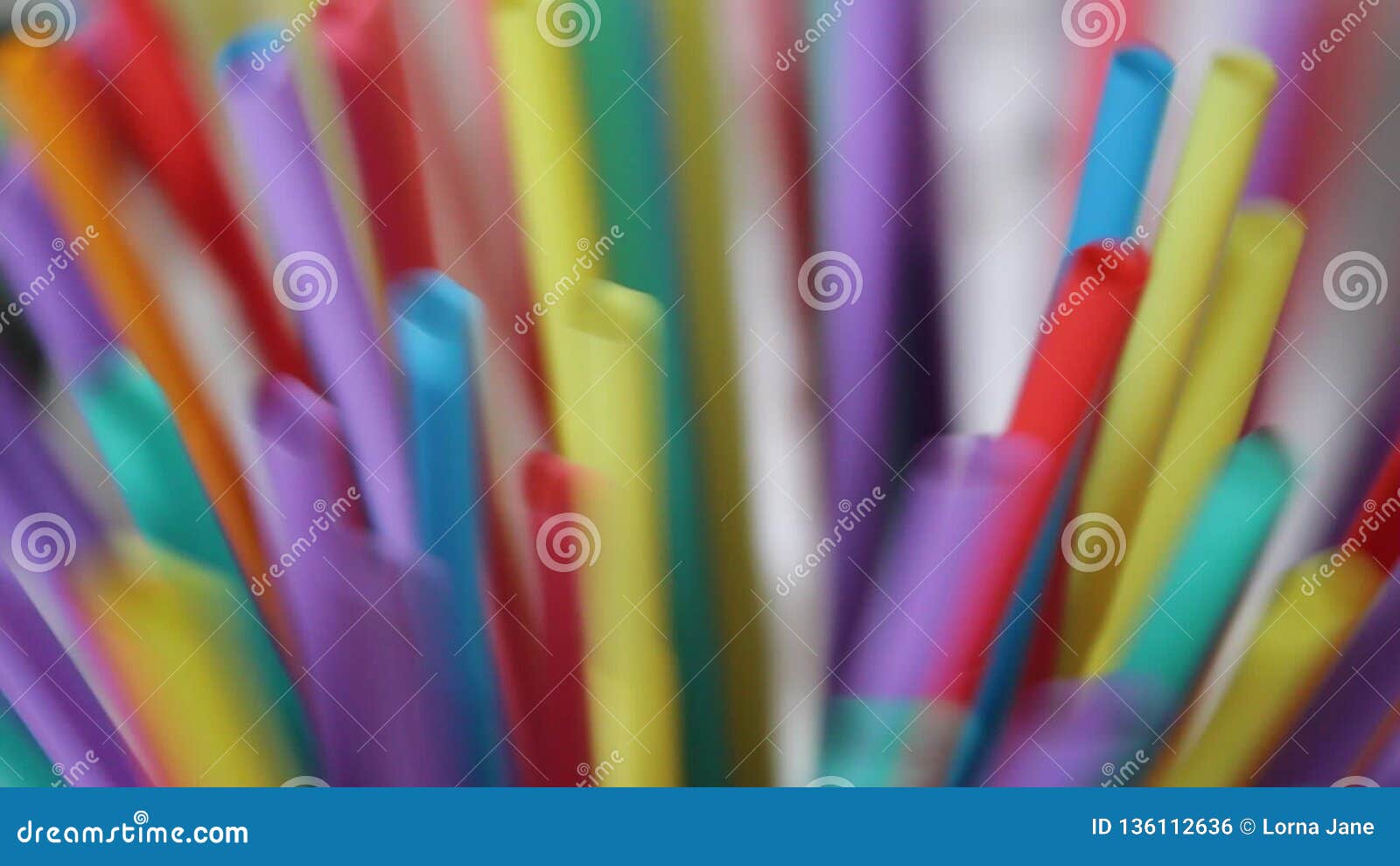 Straw Straws Plastic Drinking Background Colourful Full Screen Single ...