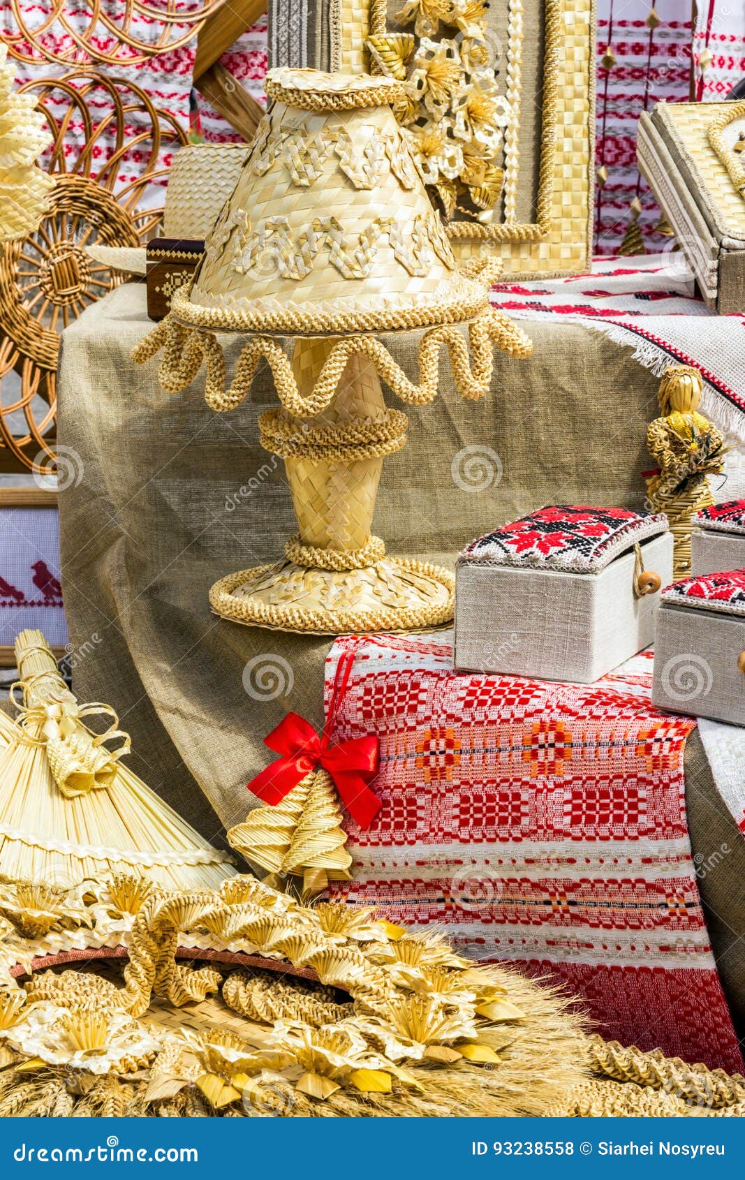 Straw Hat On A Table Royalty-Free Stock Photo | CartoonDealer.com #66350733