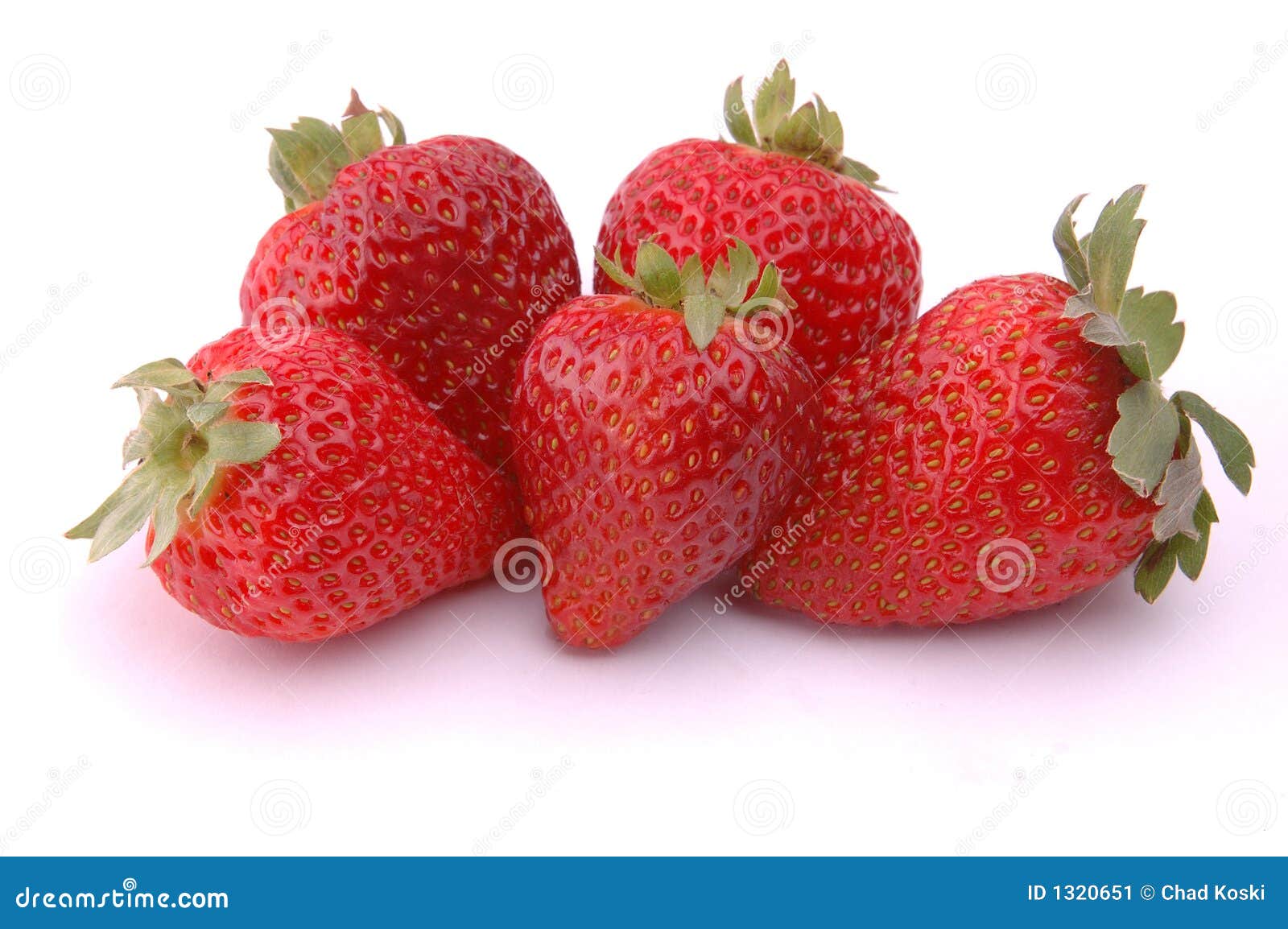 Strawberries stock image. Image of natural, white, snack - 1320651