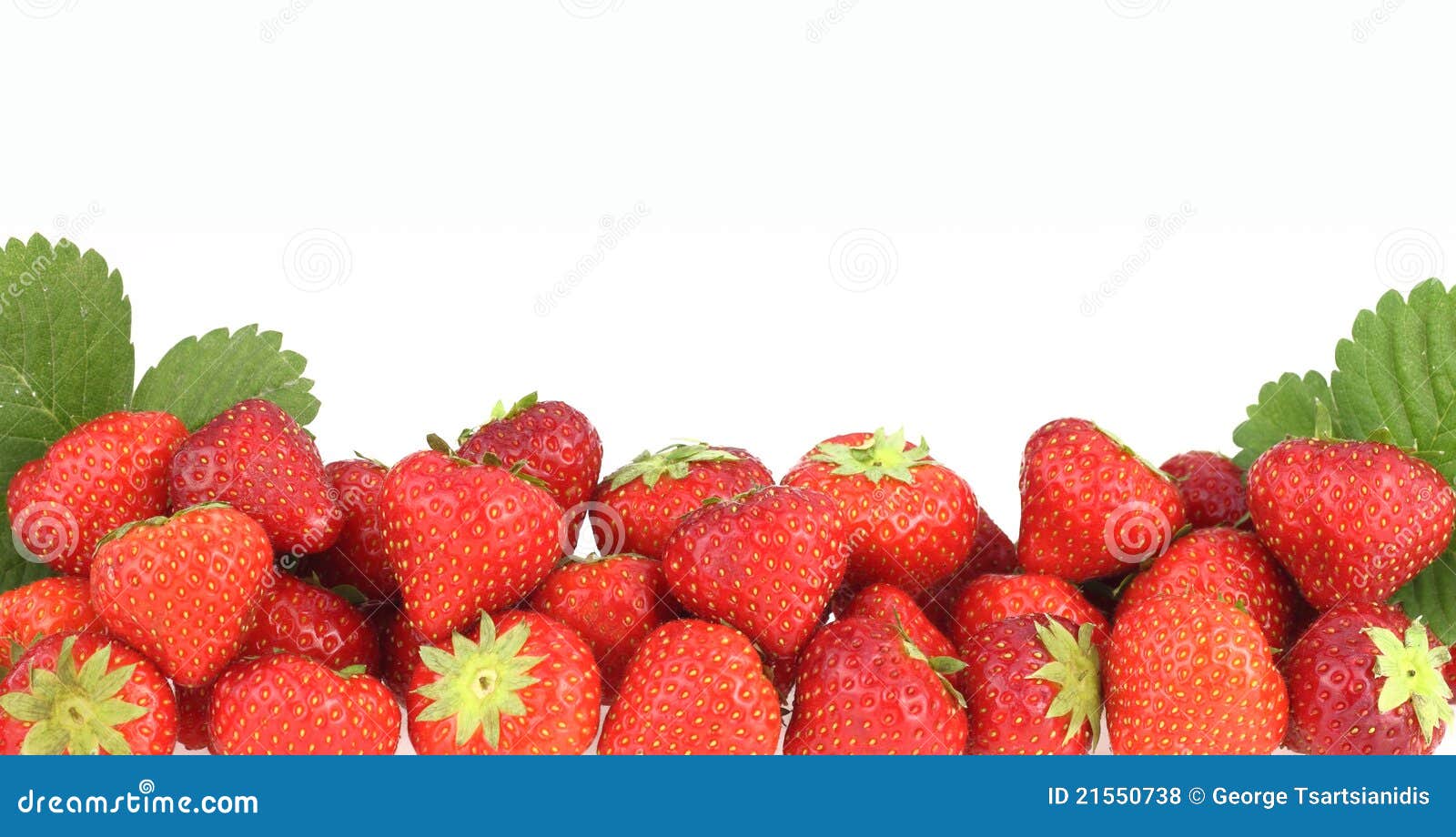 Strawberries banner stock photo. Image of diet, sweet - 21550738