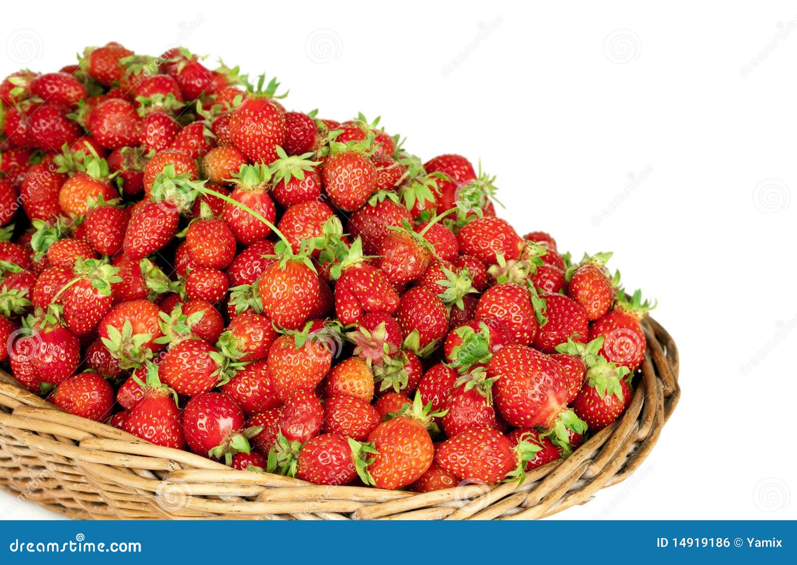 Strawberries in Basket stock photo. Image of produce - 14919186