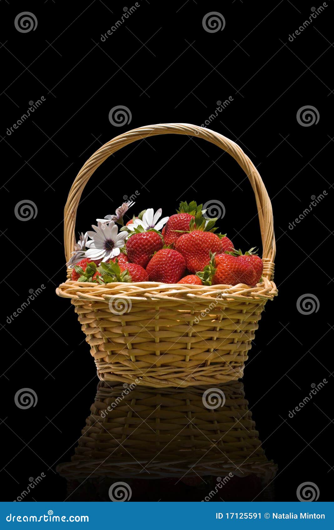 Strawberries in the basket stock image. Image of basket - 17125591