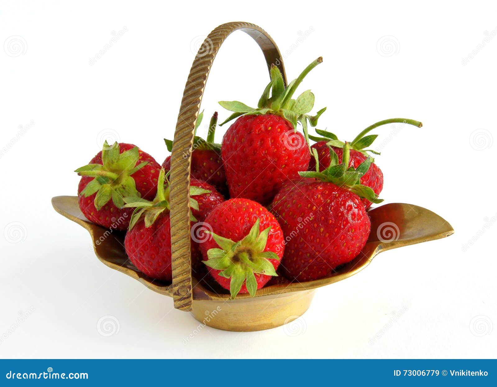 Strawberries in a basket stock image. Image of group - 73006779