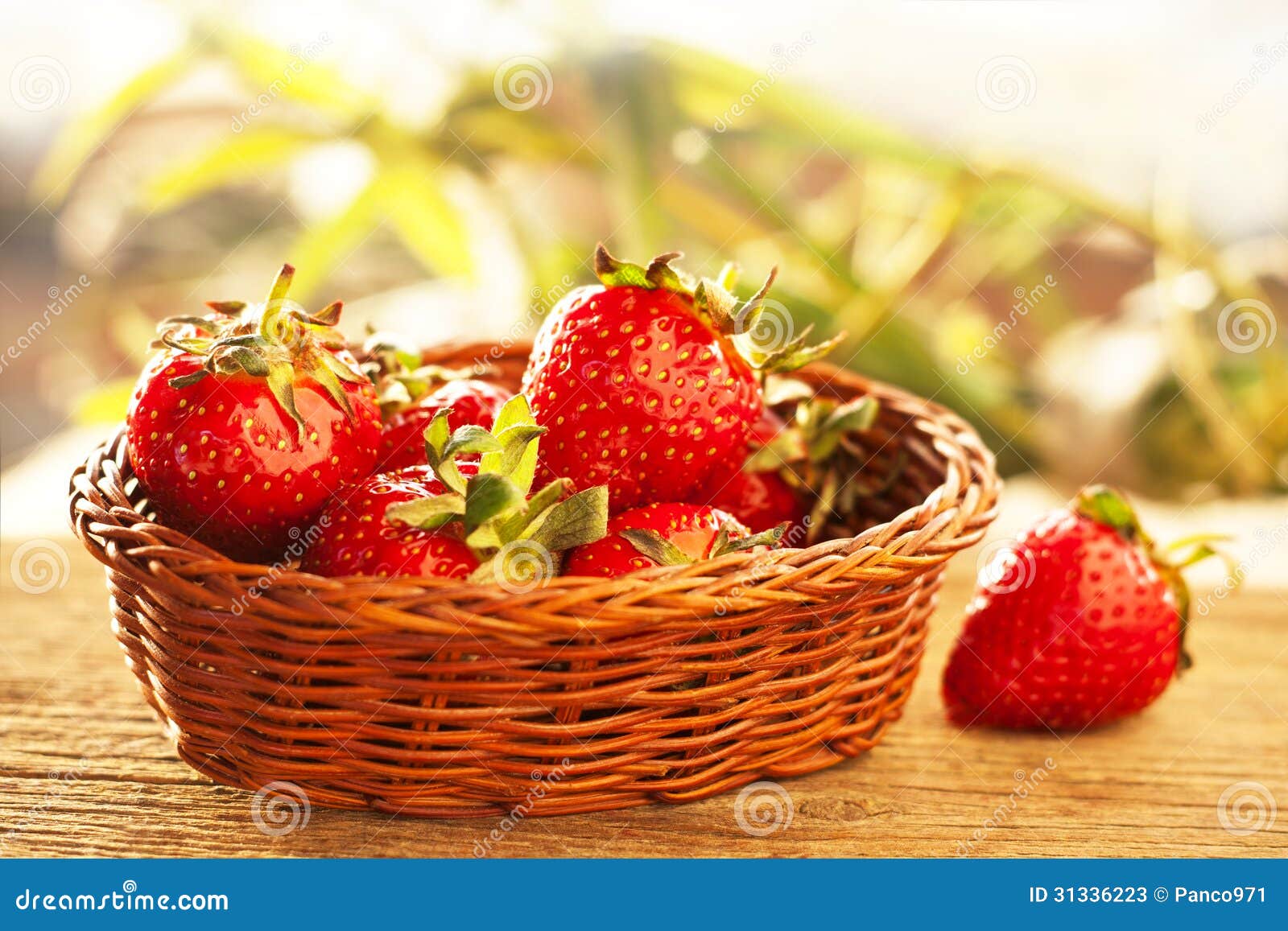 Strawberries in Baskets stock image. Image of food, market - 31336223