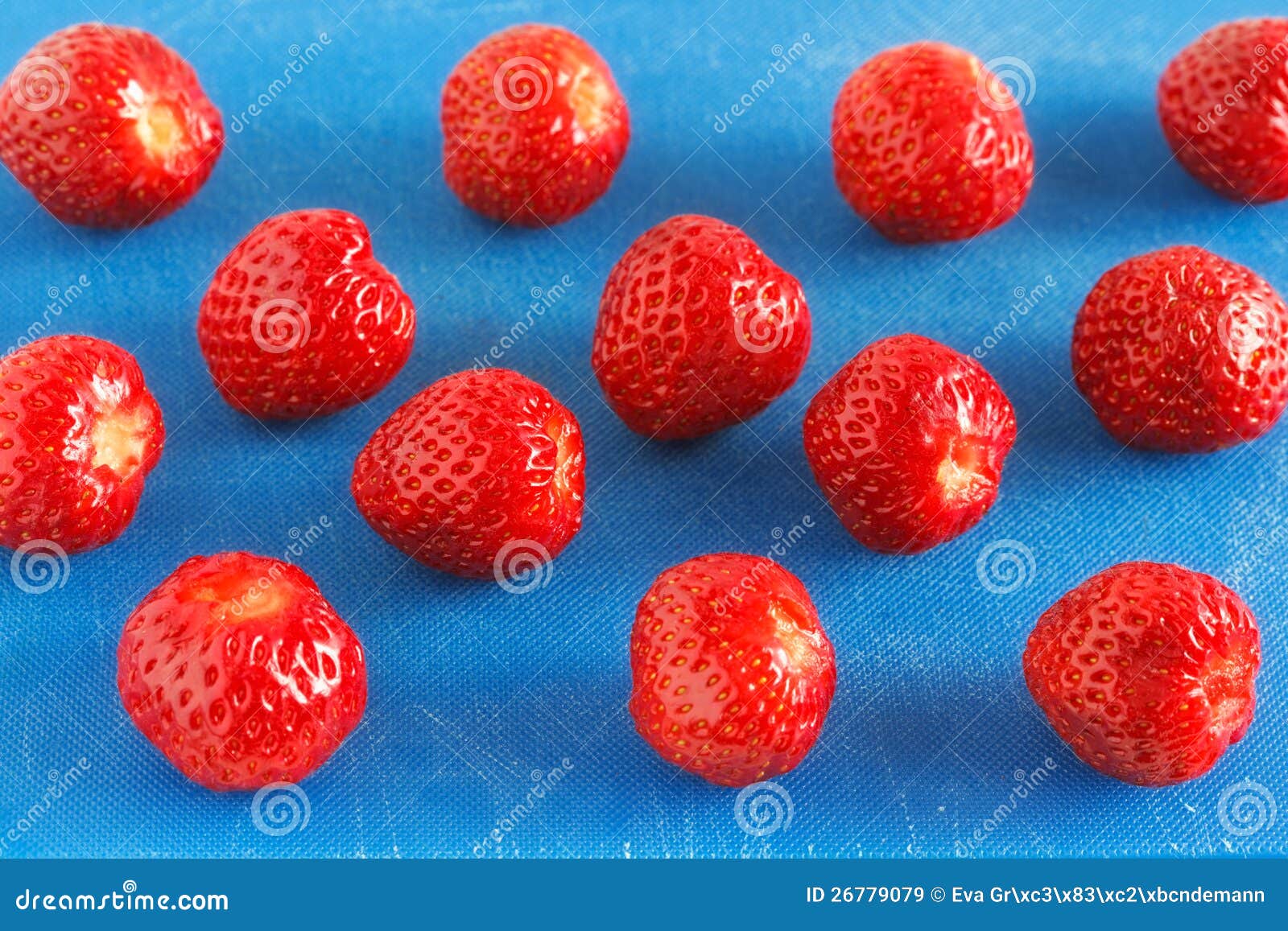 Strawberries on a board stock image. Image of board, chopping - 26779079