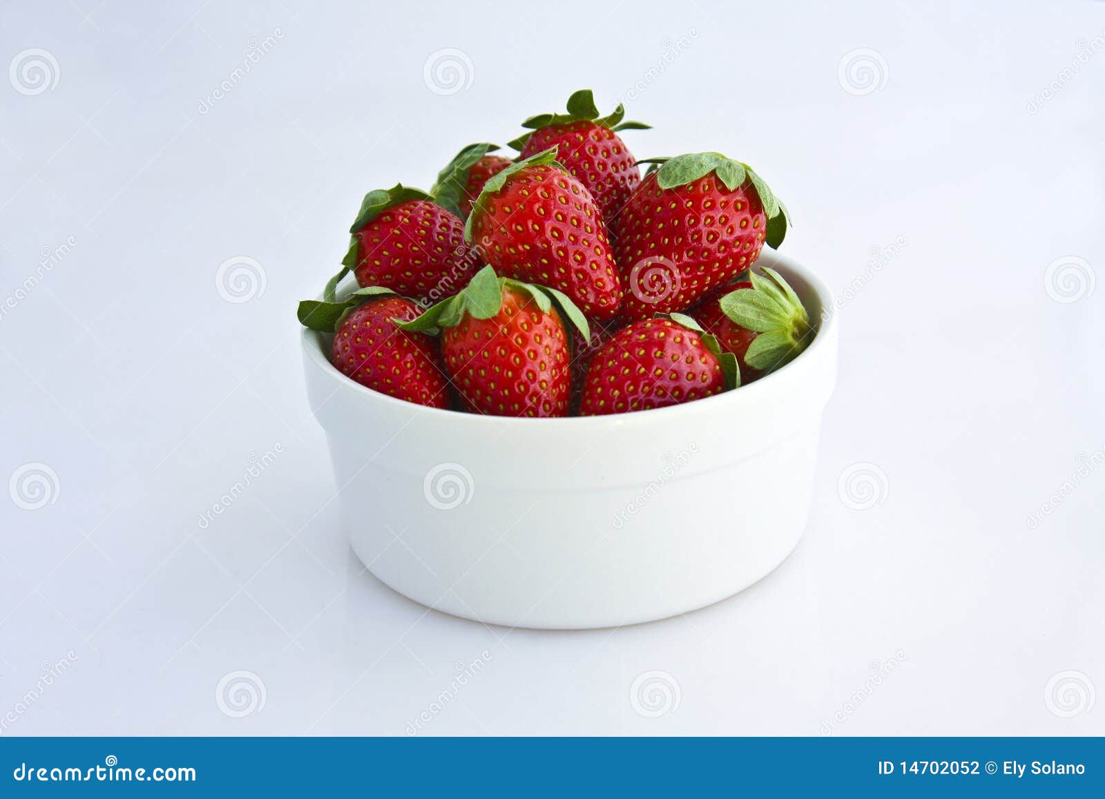 Strawberries in a Bowl stock photo. Image of strawberry - 14702052