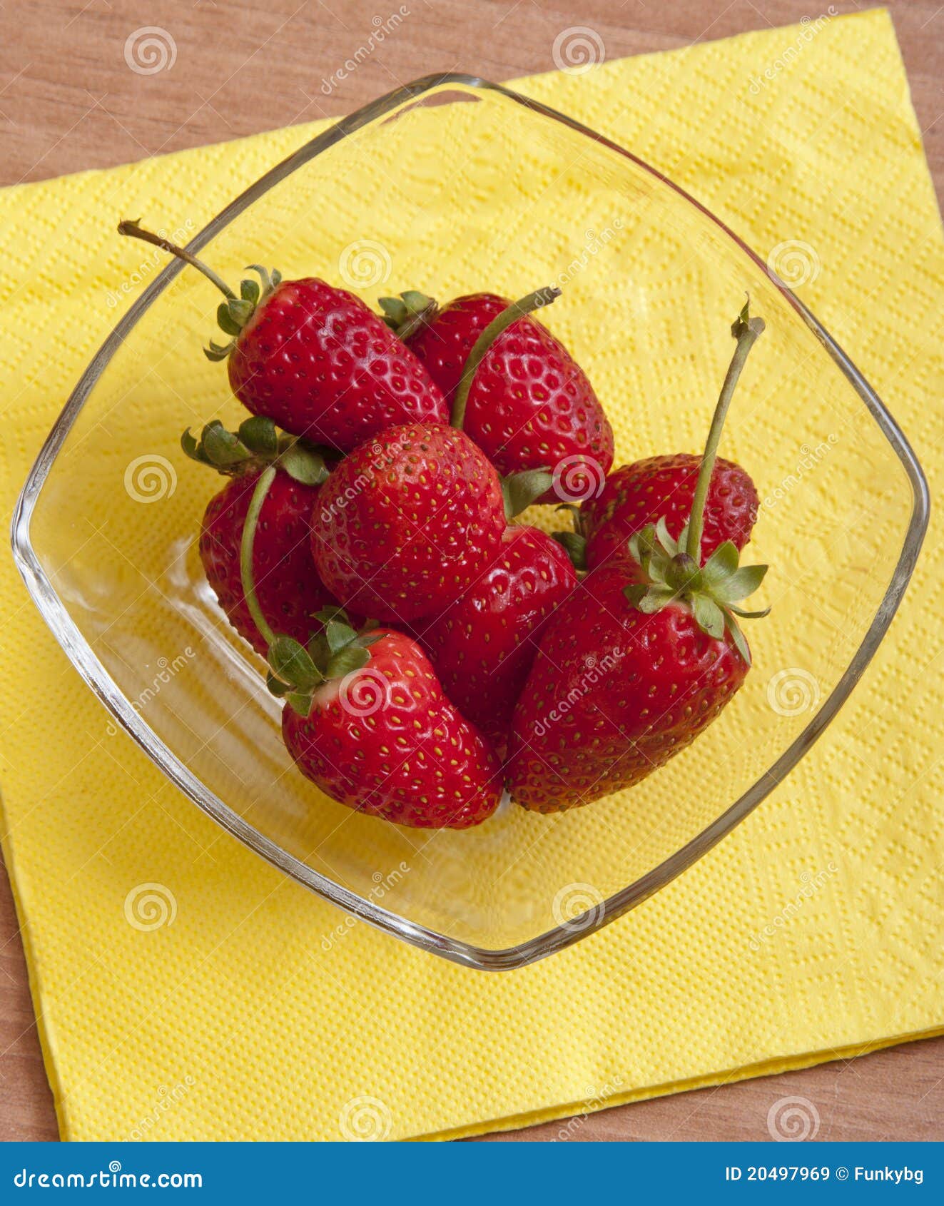Strawberries in a bowl stock image. Image of fruit, bowl - 20497969