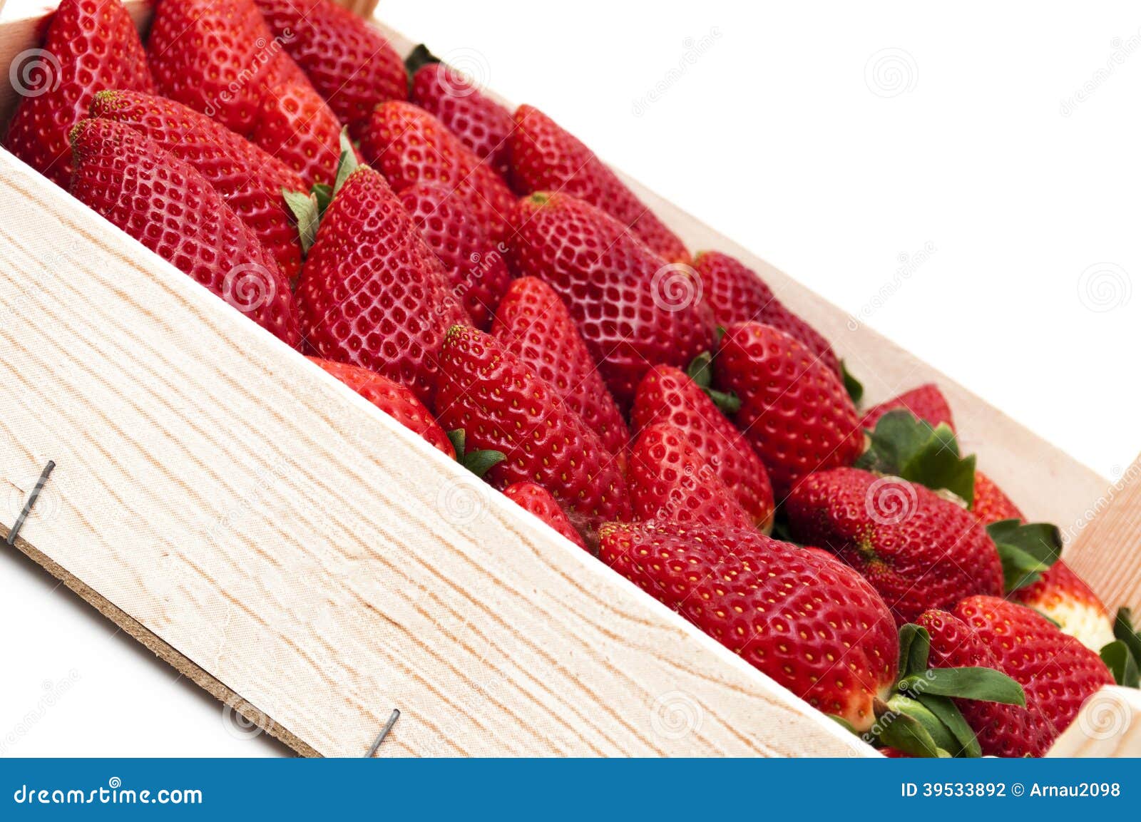 Strawberries box stock photo. Image of cute, spain, fresh - 39533892