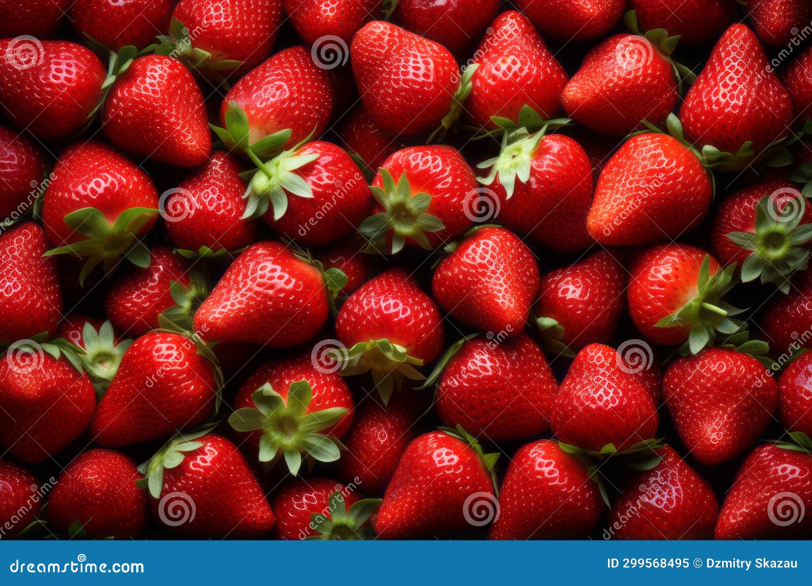 Strawberries on the Counter in a Store Stock Illustration ...