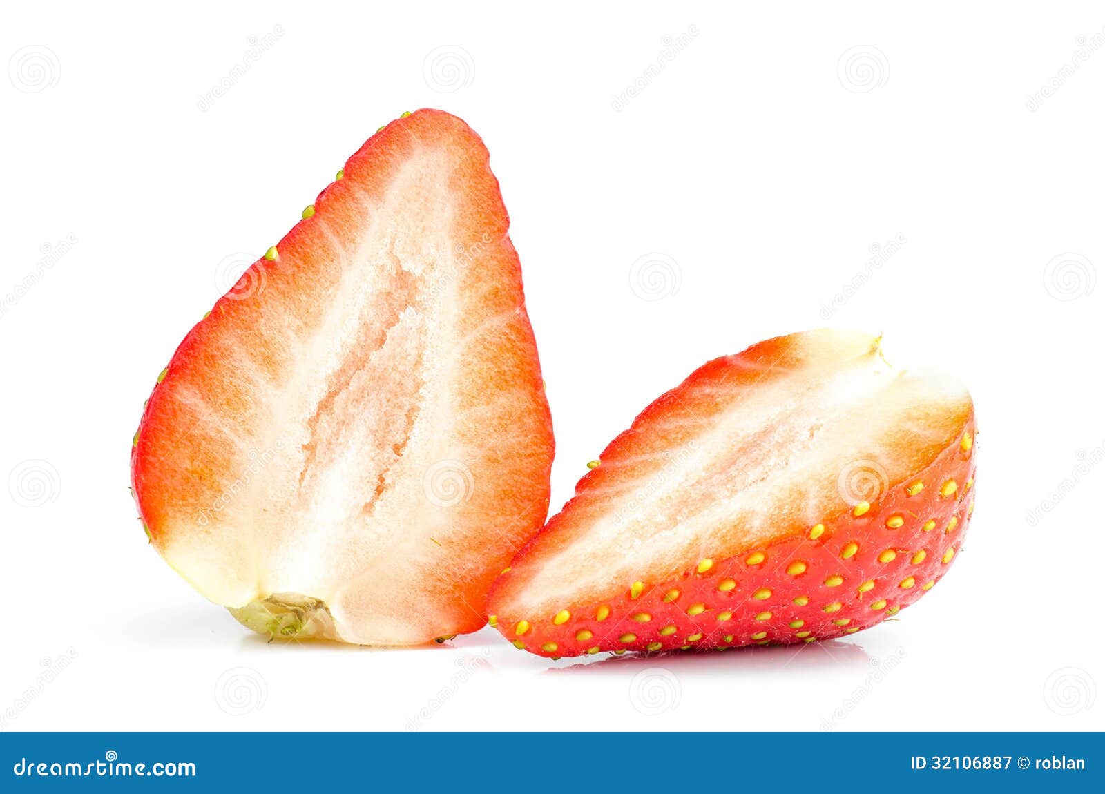Strawberries Stock Image Image Of Green Sweet Macro 32106887