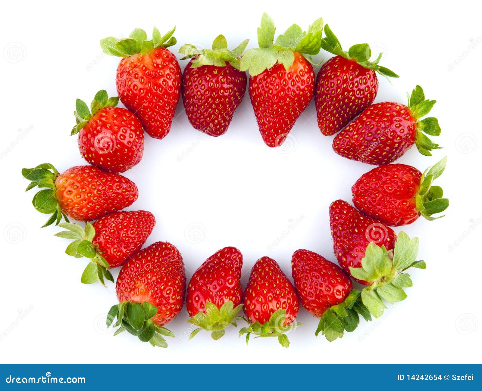 Strawberries frame stock photo. Image of freshness, collection - 14242654