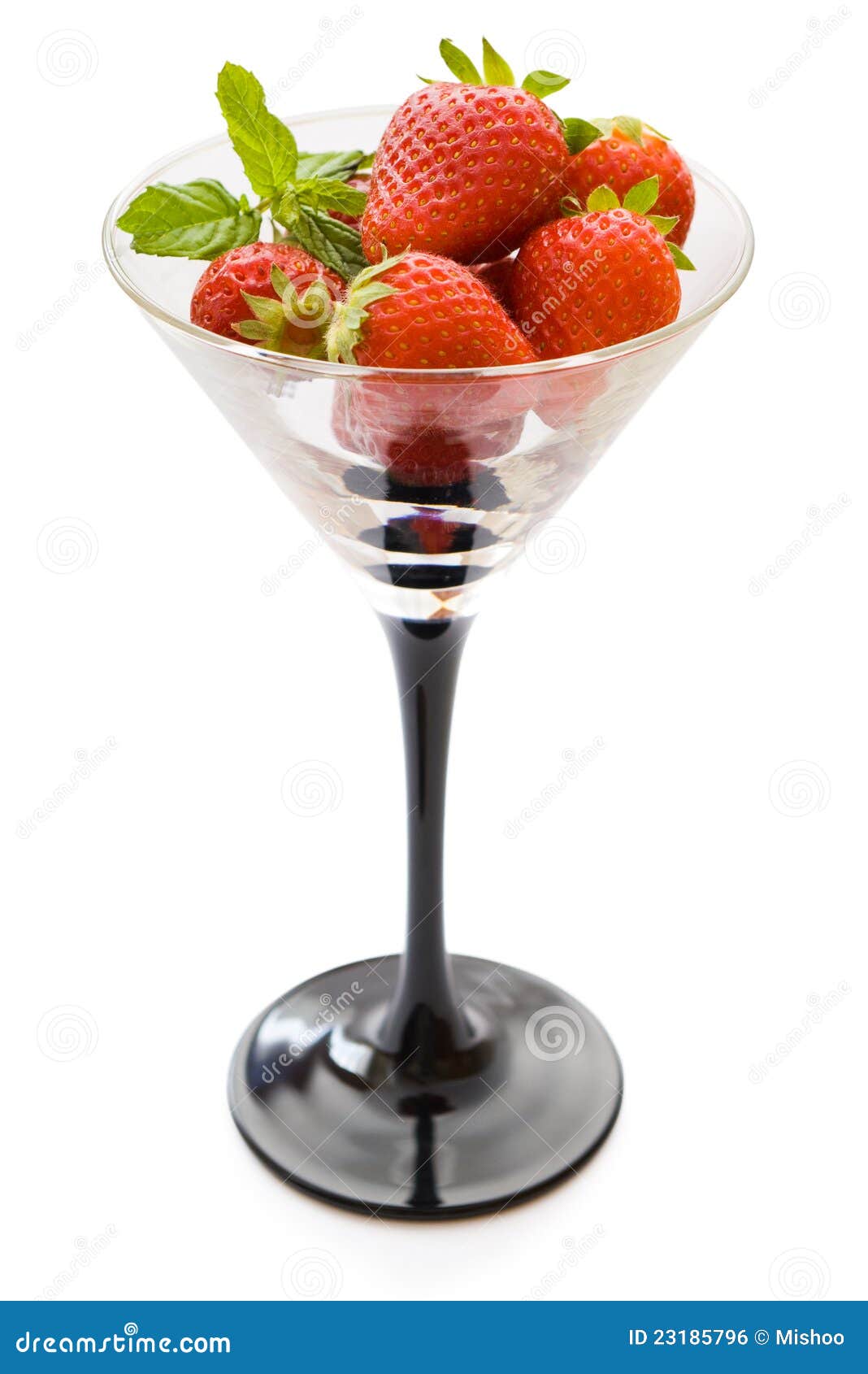 Strawberries in glass stock photo. Image of berry, nutrition - 23185796