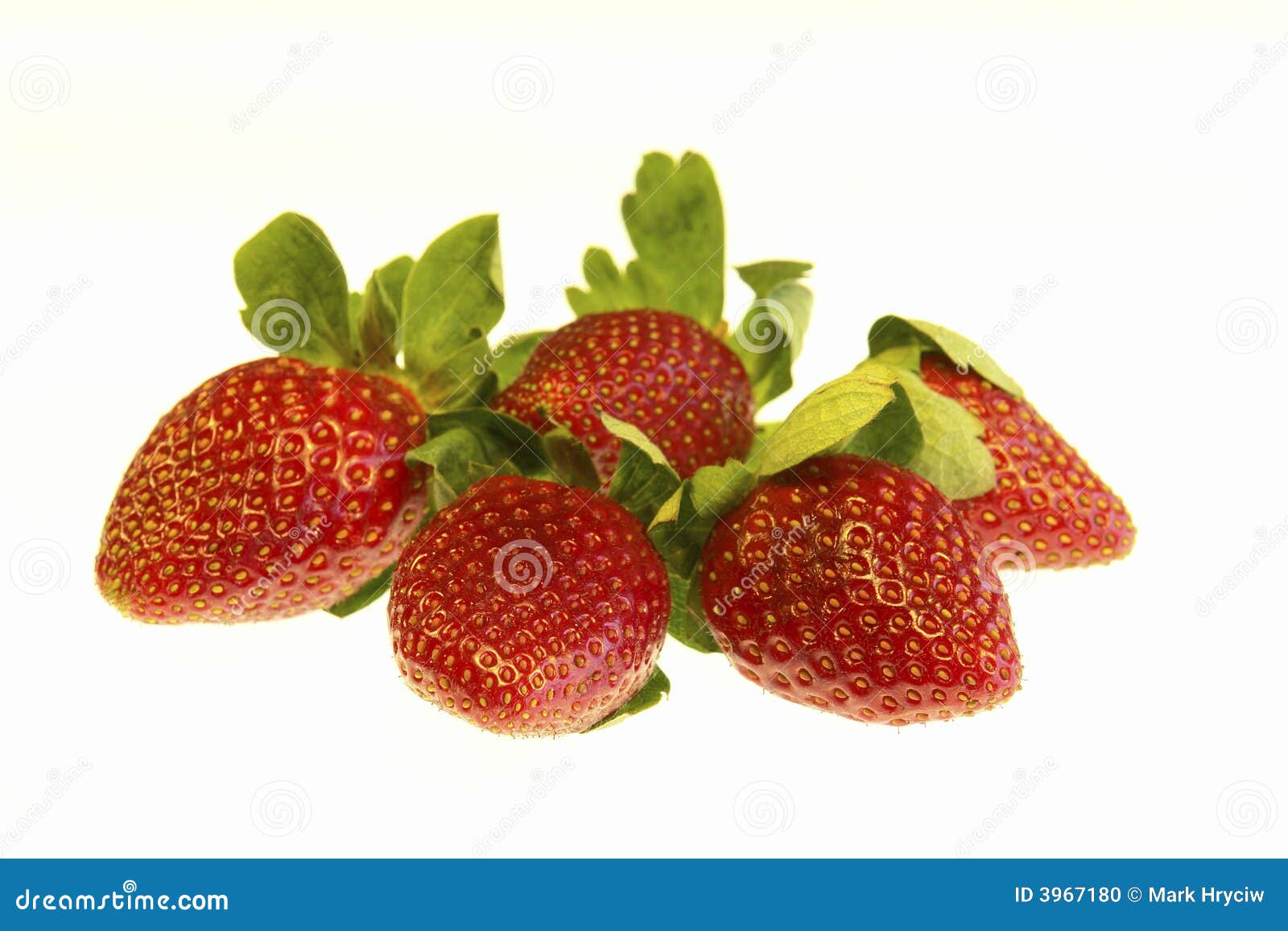 Strawberries Isolated White Stock Photo - Image of nutrition, choice ...