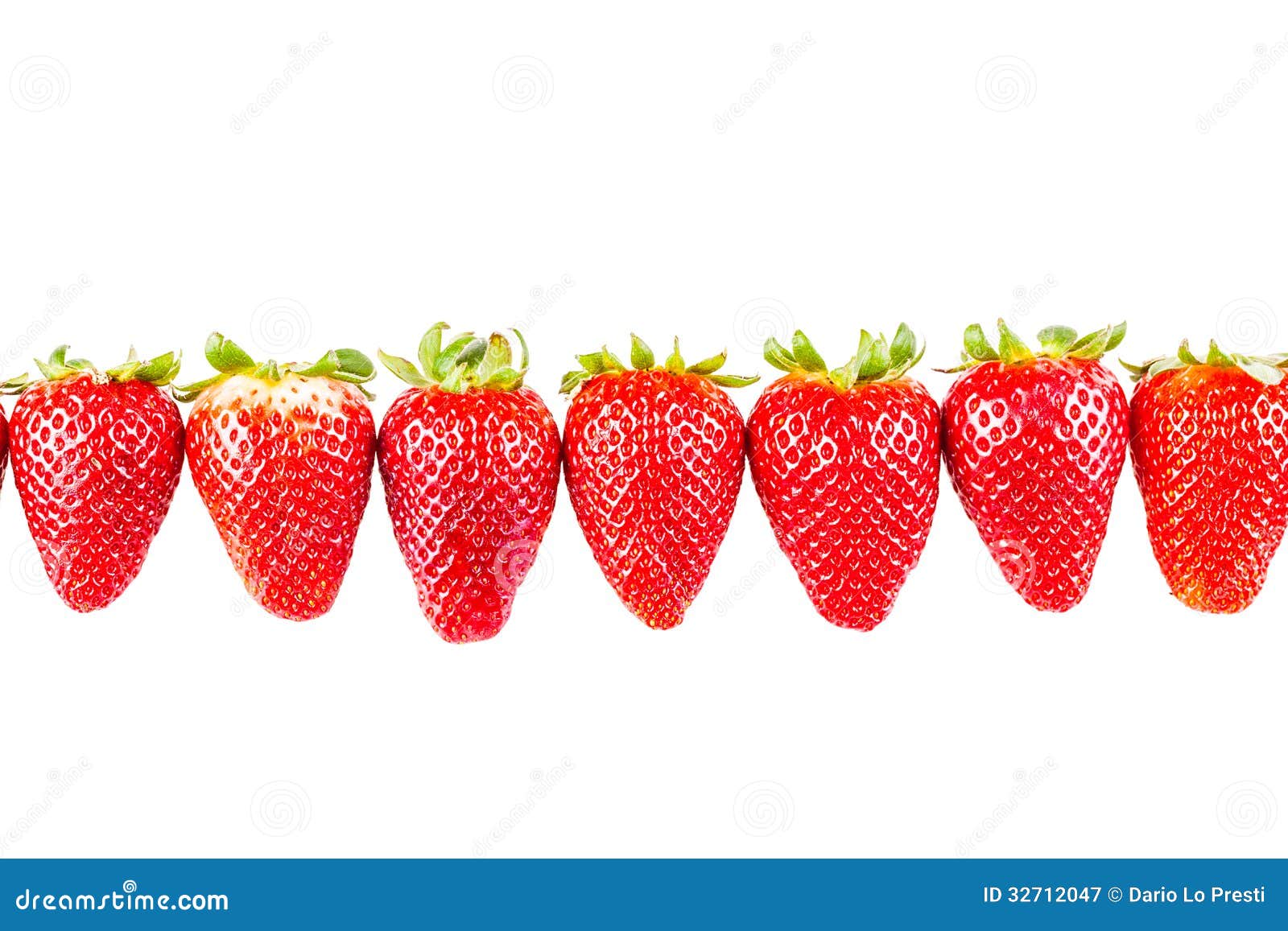 Strawberries Line Royalty Free Stock Photography - Image: 32712047