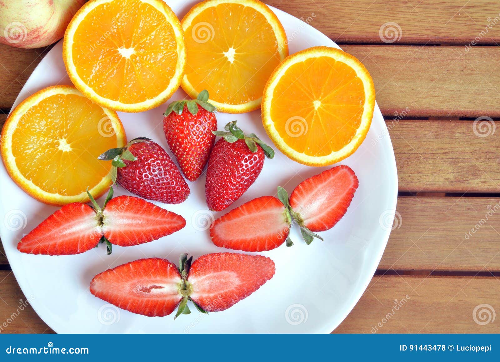 Strawberries and oranges stock photo. Image of fresh - 91443478