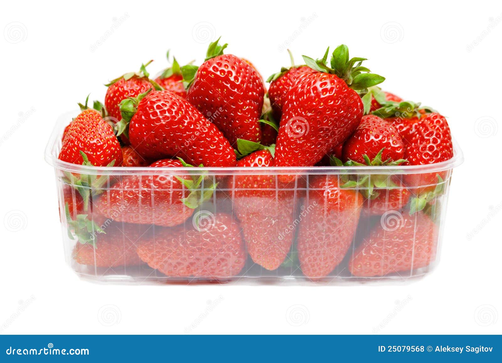 Plastic Packaging With Cranberries Isolated On A White Background ...