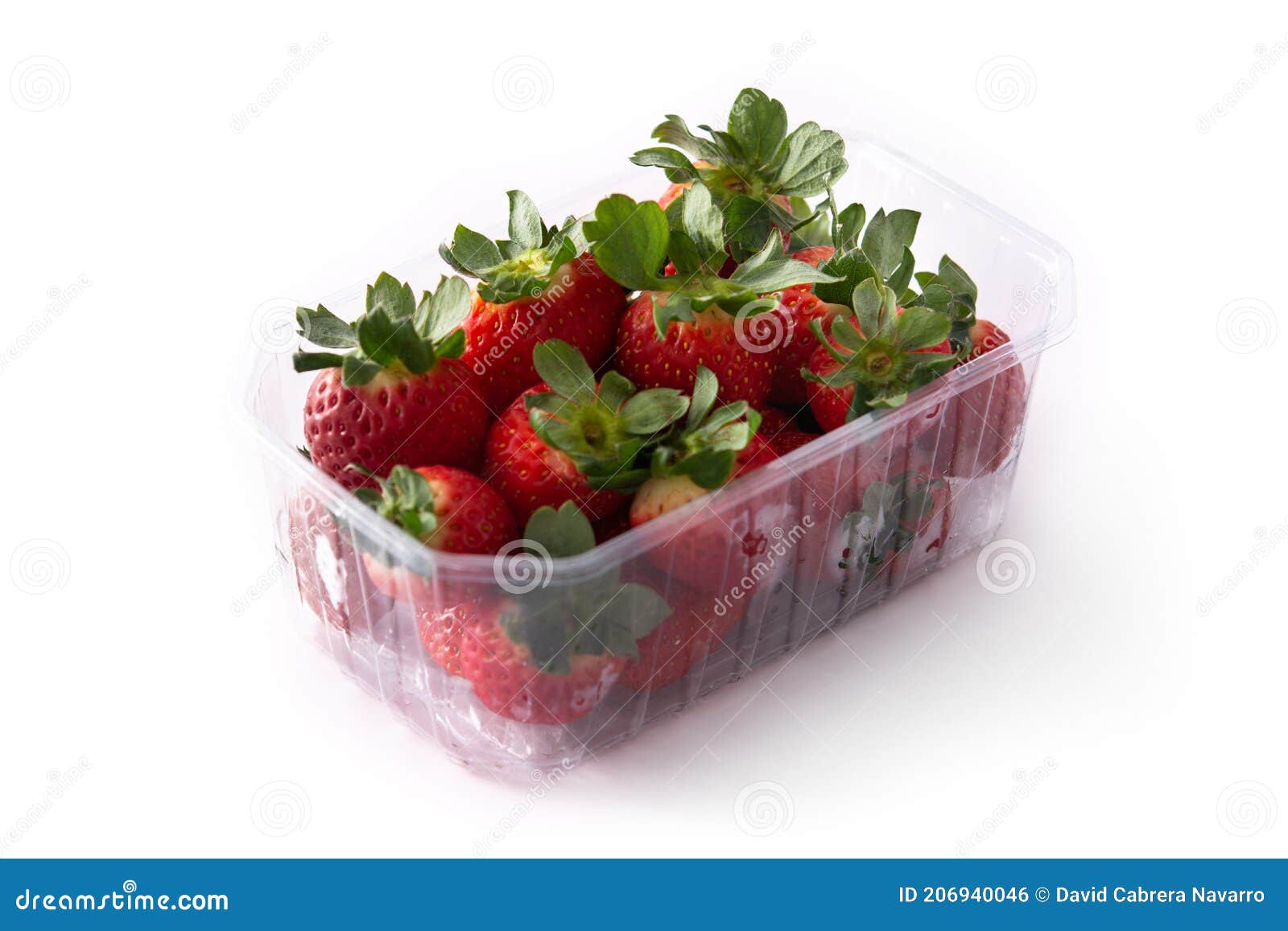 Strawberries in Plastic Packaging Stock Photo - Image of diet, fruit ...