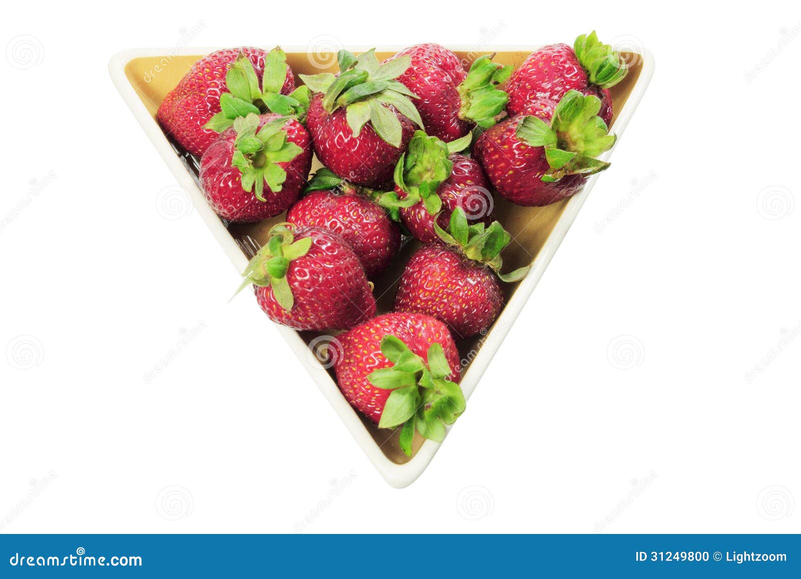 Strawberries on Plate stock photo. Image of dish, plate - 31249800