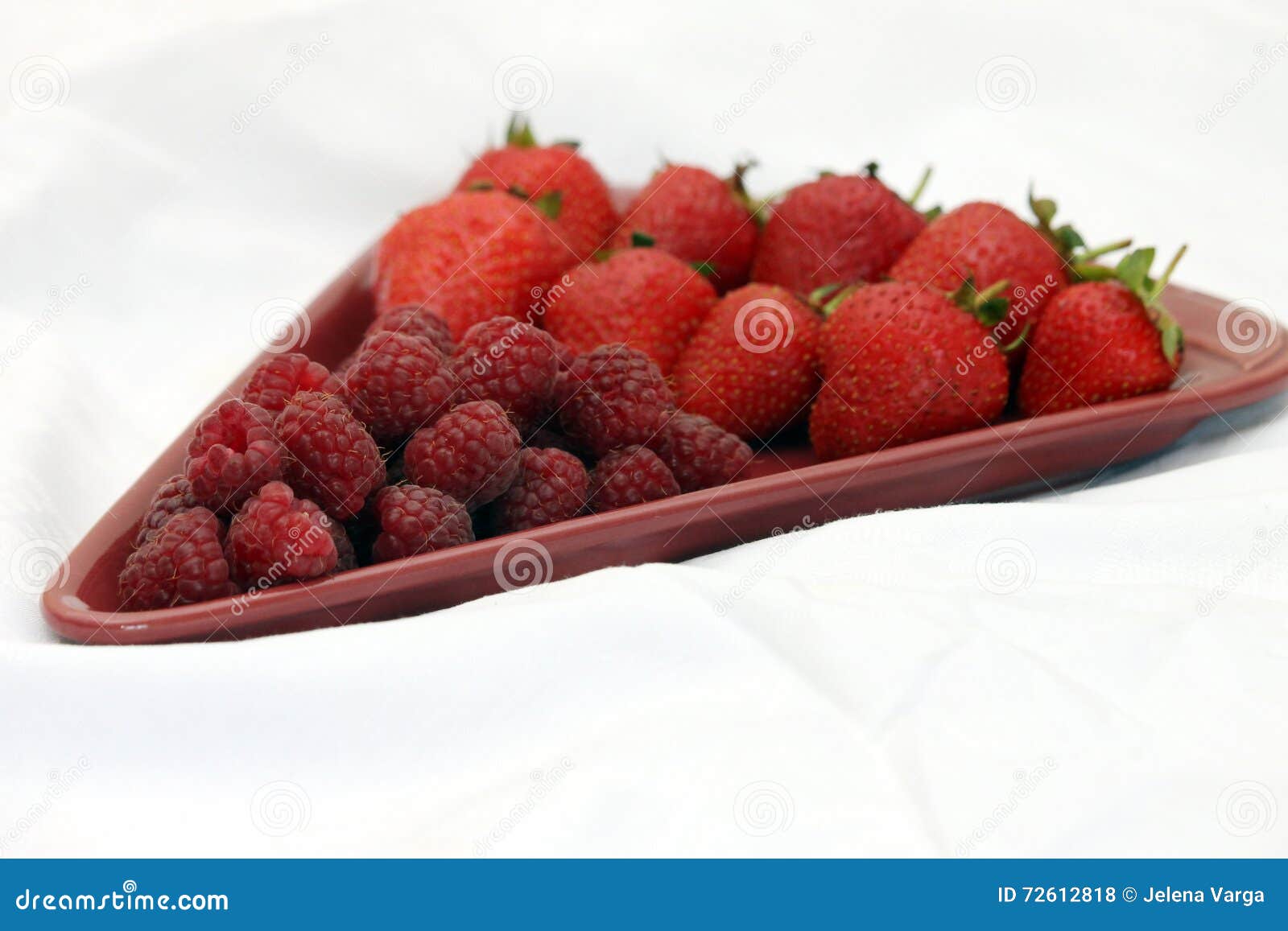 Strawberries and Raspberries Stock Photo - Image of tasty, breakfast ...