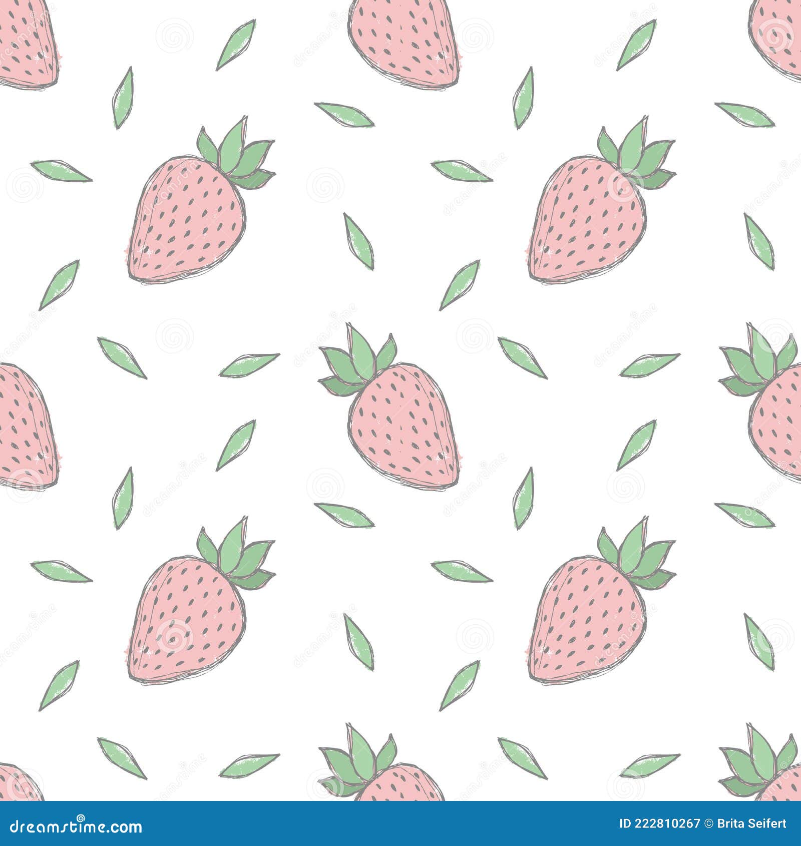 Strawberries Seamless Background Repeating Pattern, Wallpaper ...