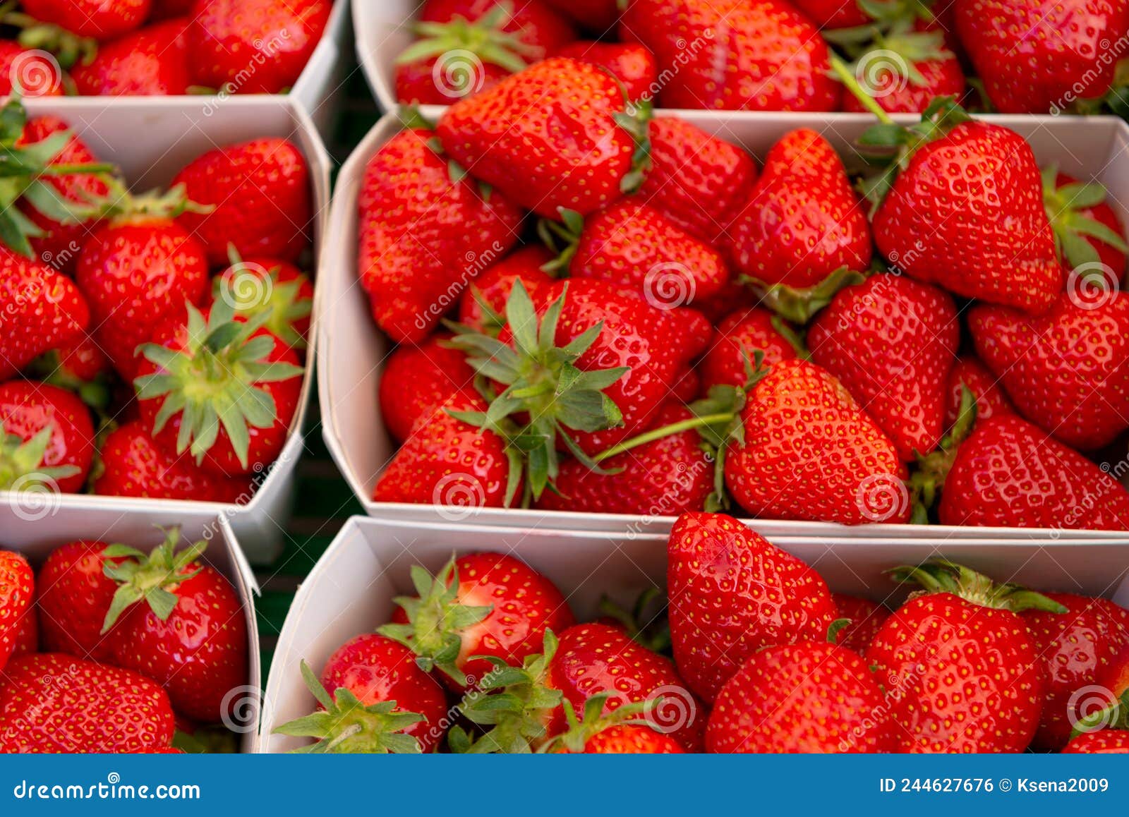 Strawberries are Sold in the Store Stock Photo - Image of tasty, ripe ...