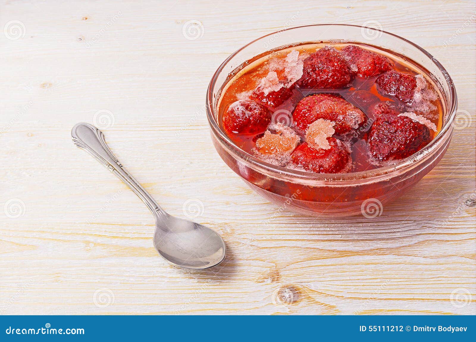 Strawberries in syrup stock photo. Image of department - 55111212