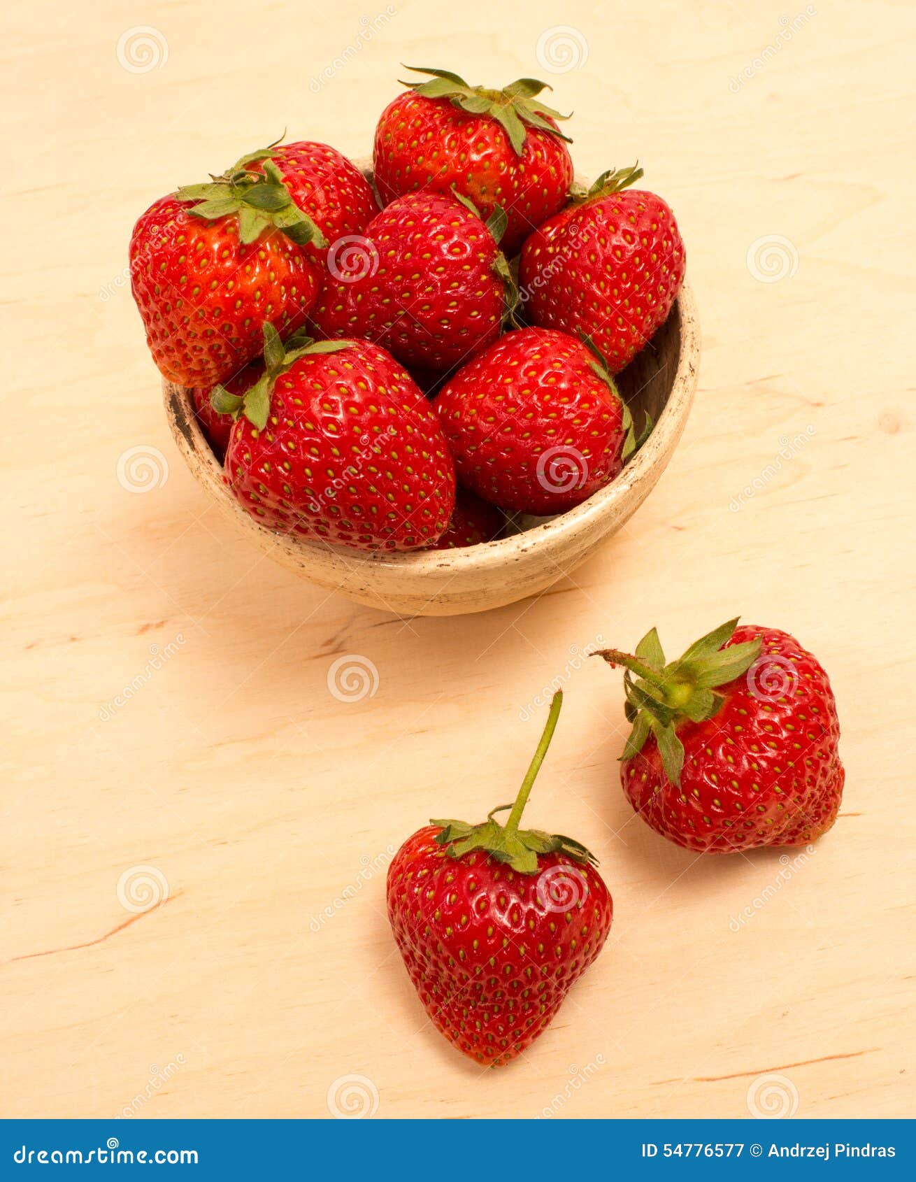 Strawberries on the table stock image. Image of fresh - 54776577