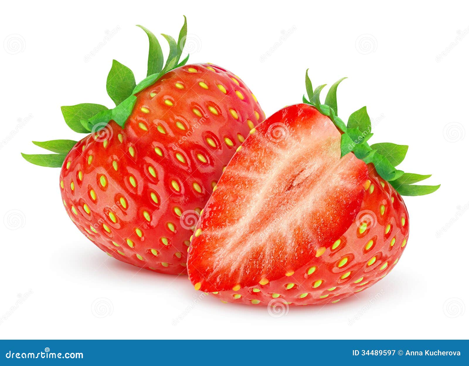 Strawberries stock image. Image of slice, horizontal - 34489597