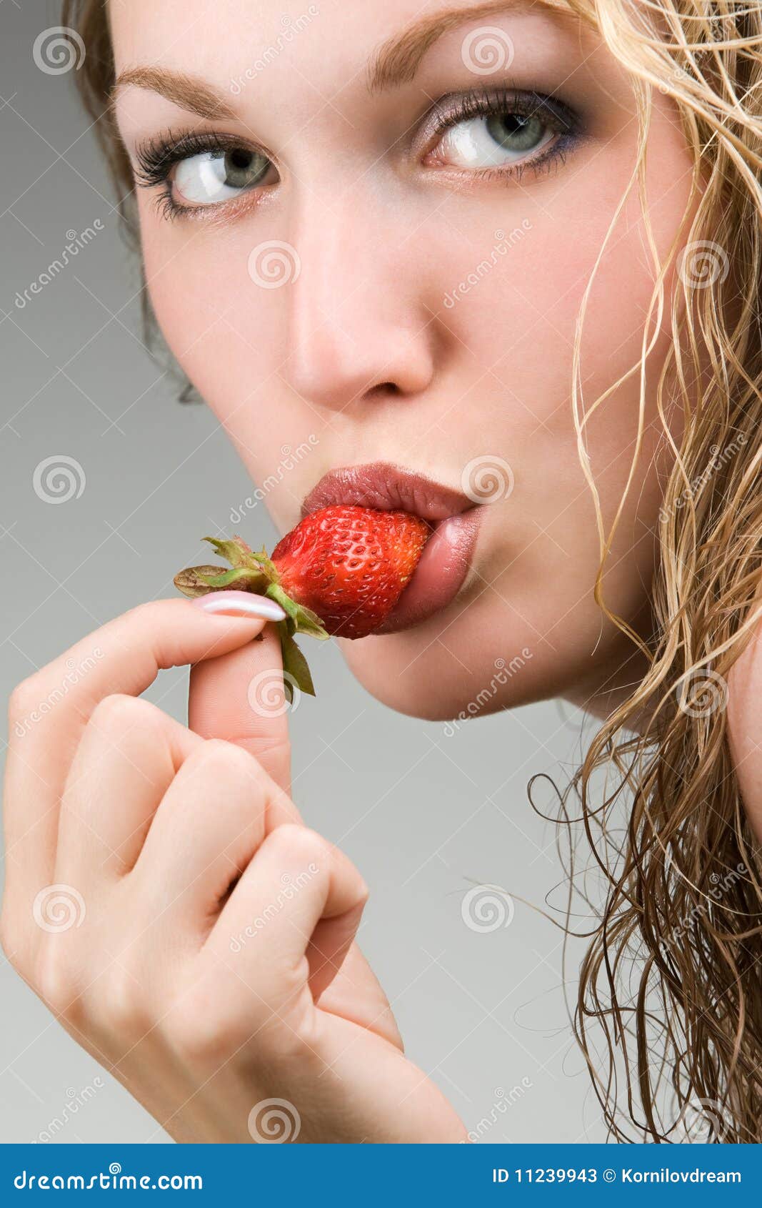 Strawberry stock image. Image of desire, food, sensual - 11239943