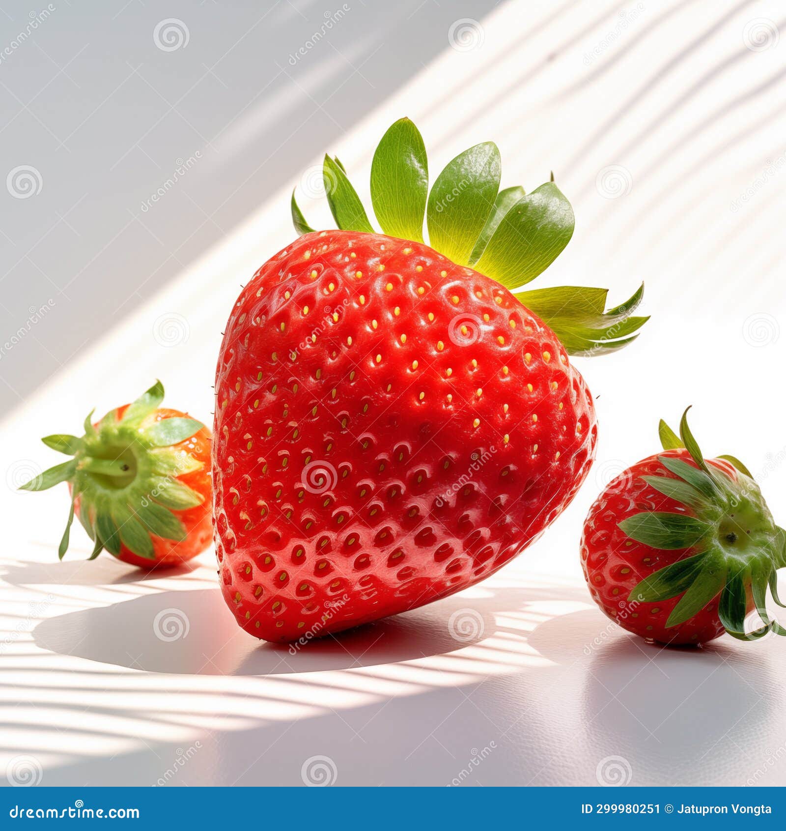 Strawberry (with AI GEN) stock image. Image of aigen - 299980251