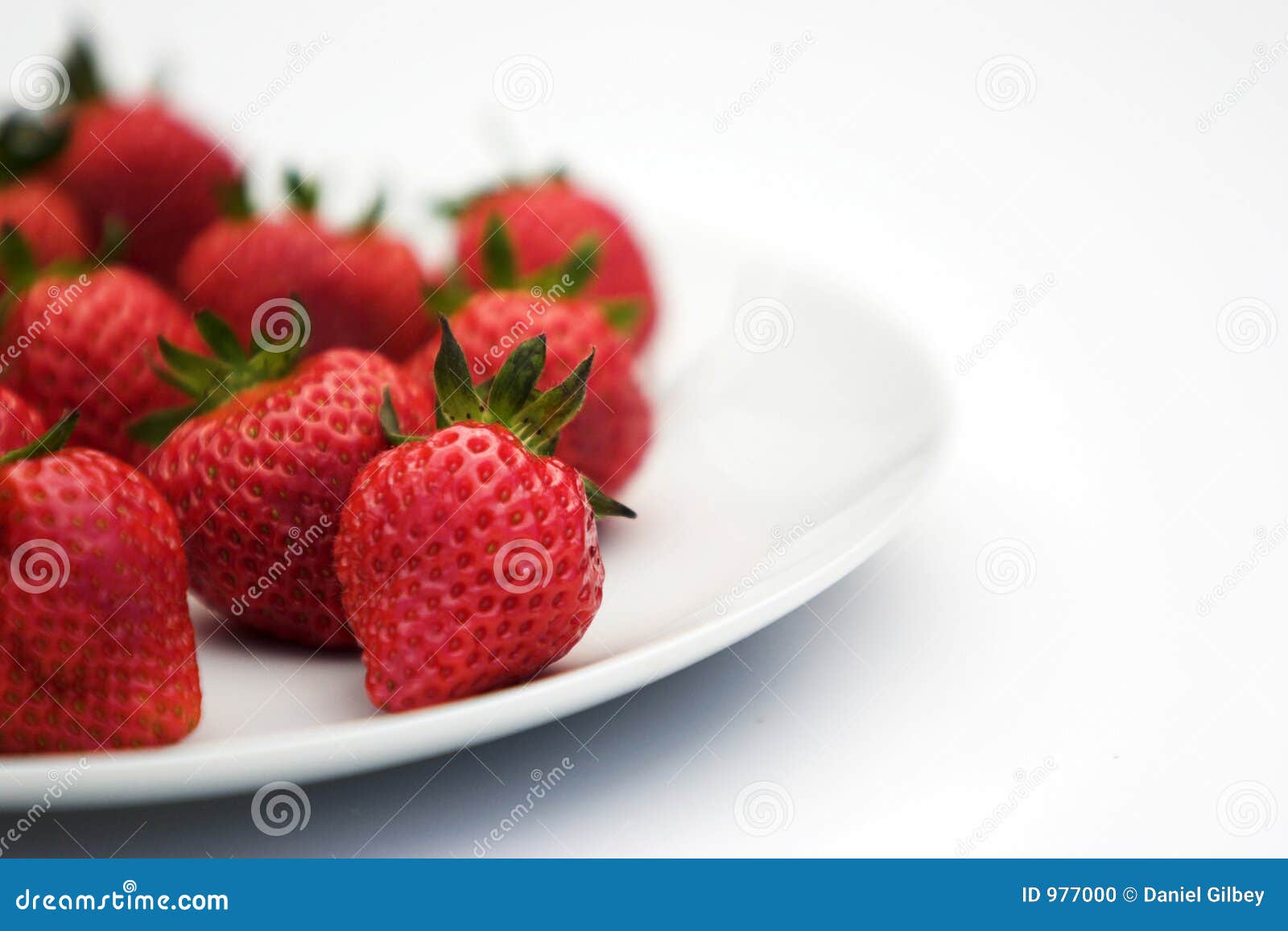 Strawberry attack! stock photo. Image of close, temptation - 977000