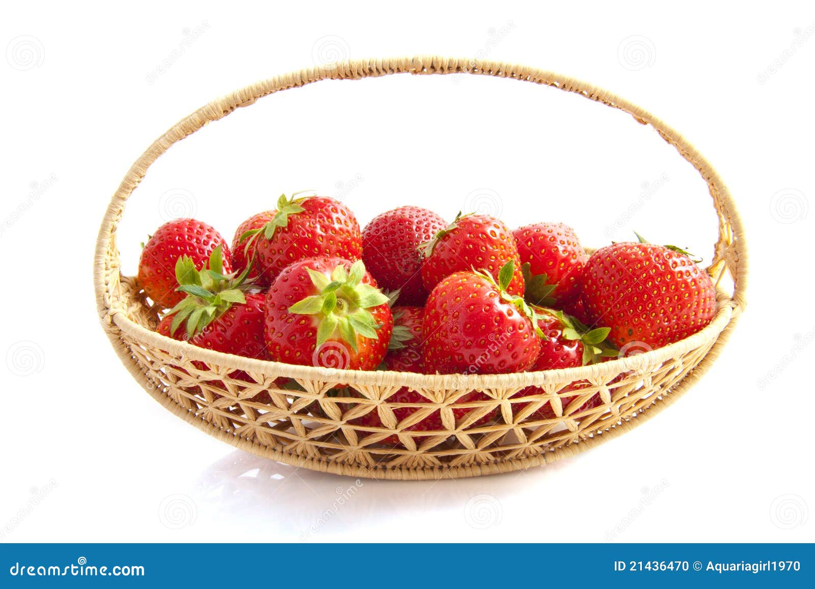 Strawberry basket stock photo. Image of berries, food - 21436470
