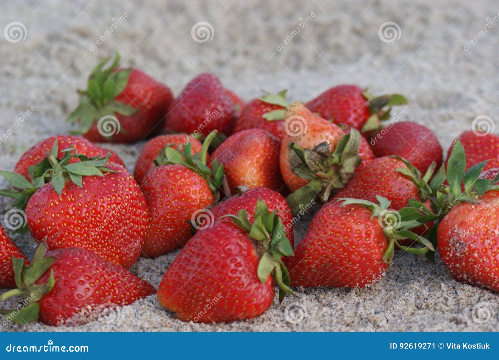 Strawberry on the beach stock image. Image of latin, herb - 92619271