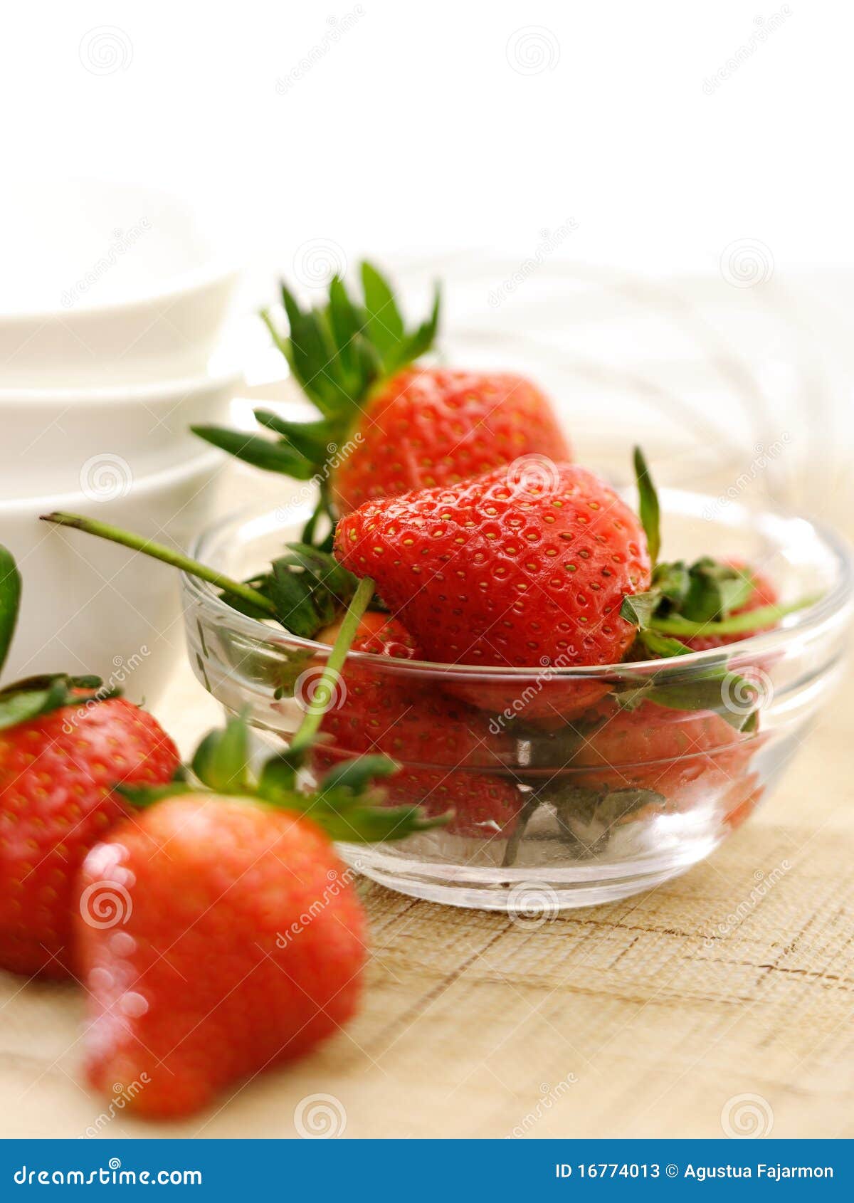 Strawberry in bowl stock image. Image of fresh, juicy - 16774013