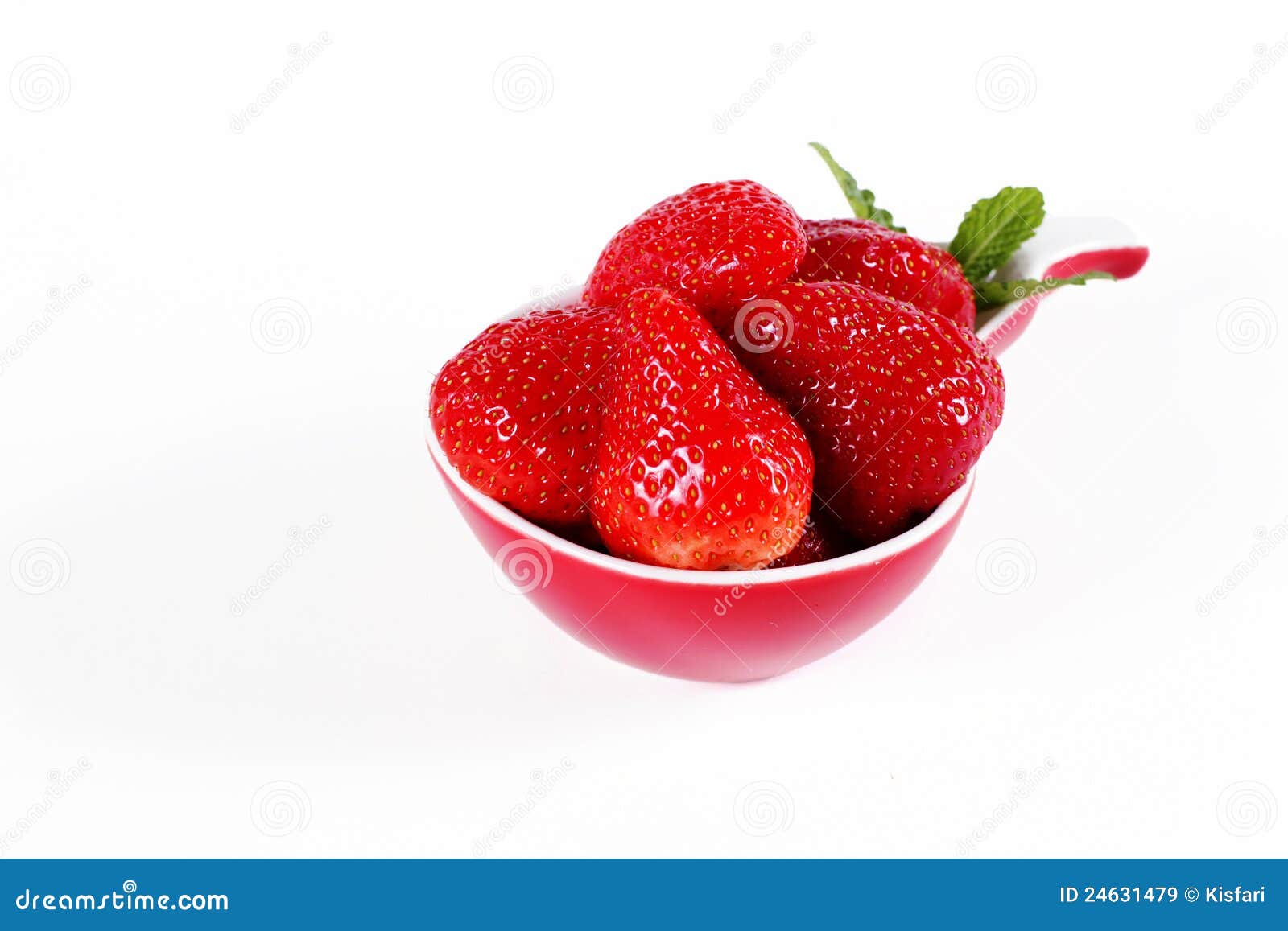 Strawberry in a bowl stock image. Image of strawberry - 24631479