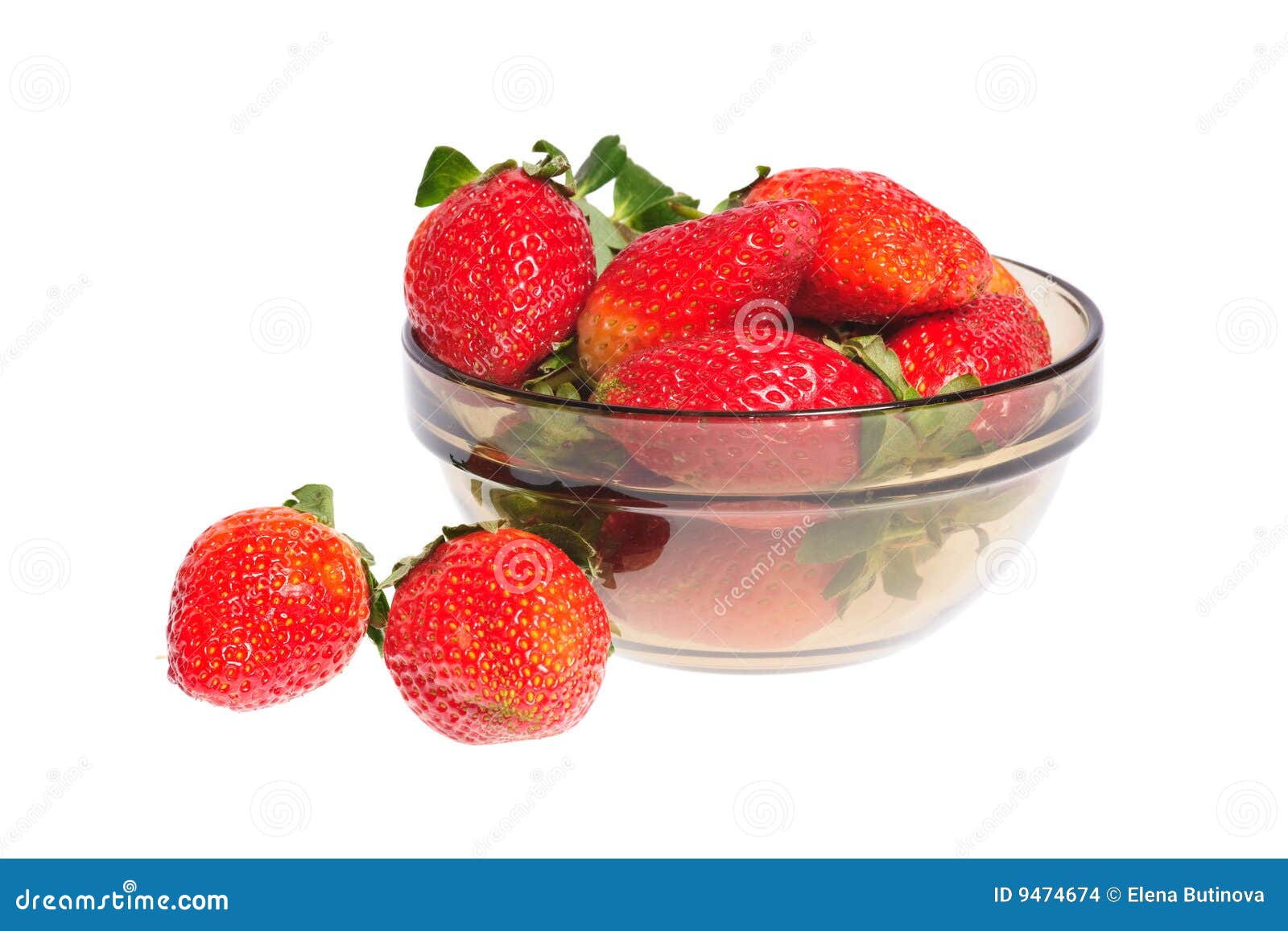 Strawberry in bowl stock photo. Image of bowl, organic - 9474674