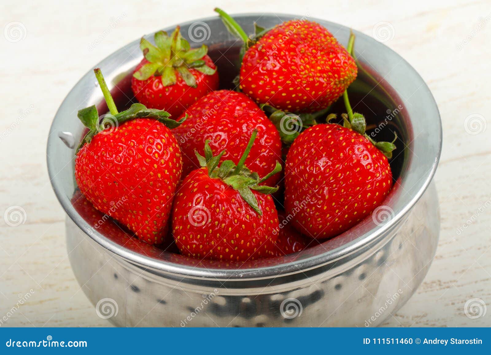 Strawberry in the bowl stock photo. Image of natural - 111511460