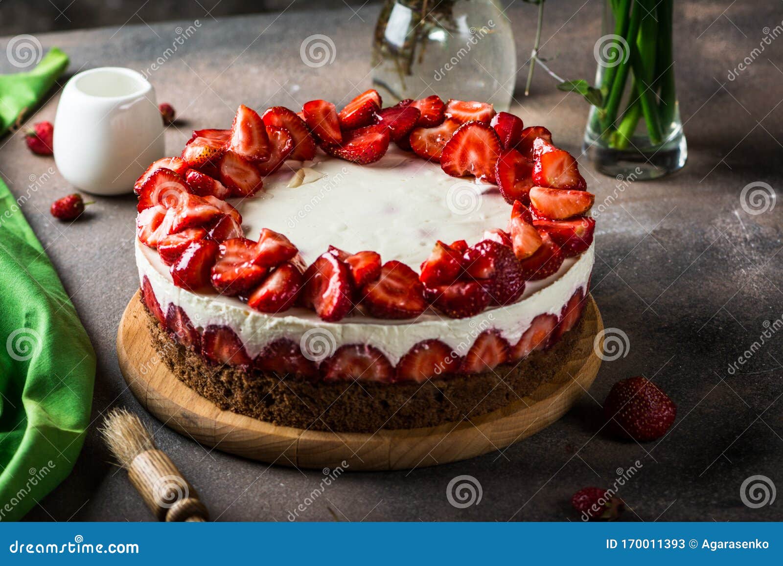Strawberry Cake Cheese Cake Piece Of Cake Valentine`s Day Woman`s