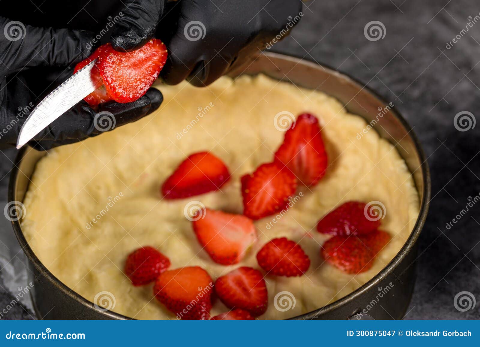 Strawberry Cake. Menu Concept Stock Image - Image of bakery, berry ...