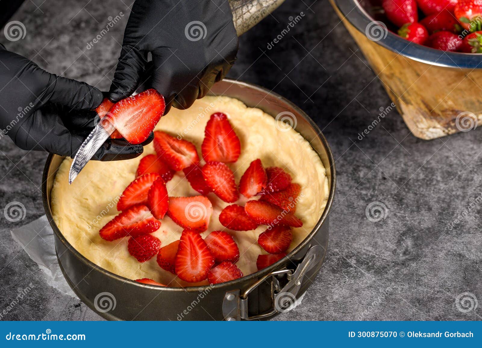 Strawberry Cake. Menu Concept Stock Photo - Image of food, pastry ...