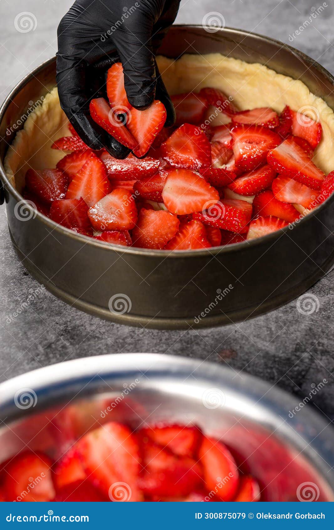 Strawberry Cake. Menu Concept Stock Image - Image of mint, homemade ...
