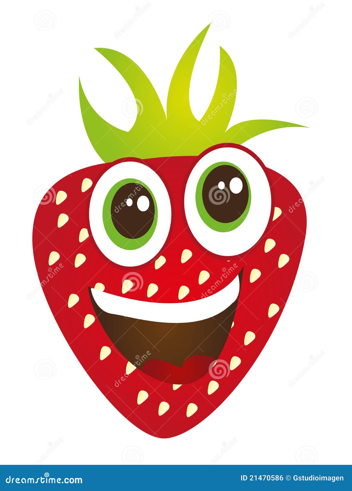 Strawberry Cartoon Royalty Free Stock Image - Image: 21470586